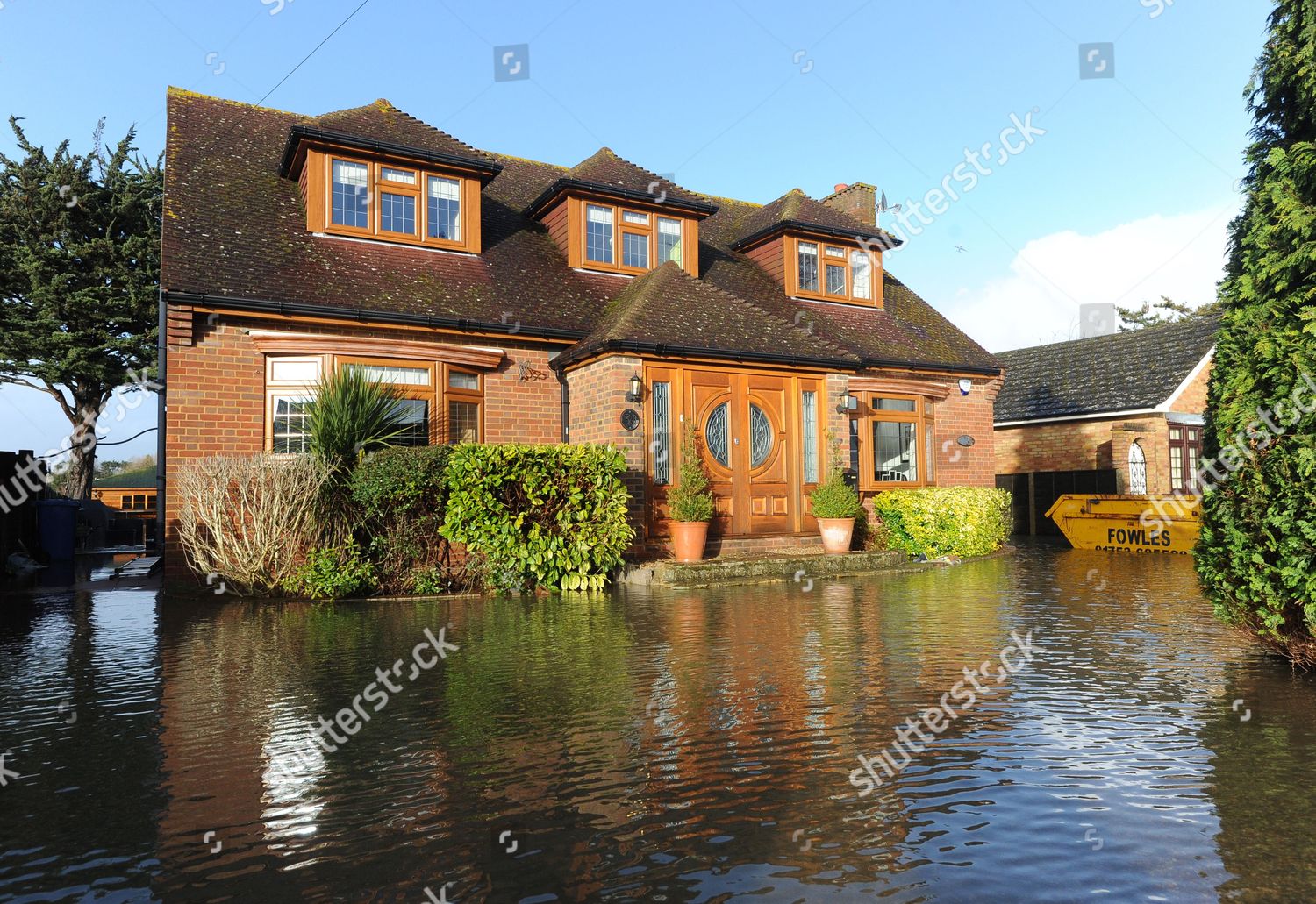 Flooded House Seen Village Wraysbury Berkshire Editorial Stock Photo ...