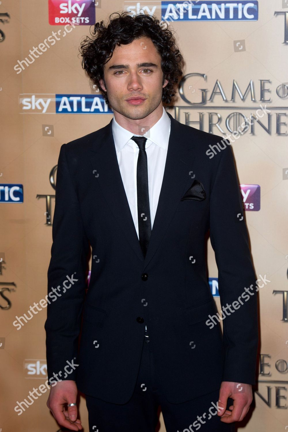 British Actor Toby Sebastian Arrives World Editorial Stock Photo ...
