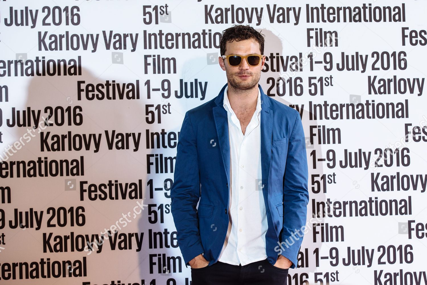 Irish Actor Jamie Dornan Poses Before Editorial Stock Photo - Stock ...