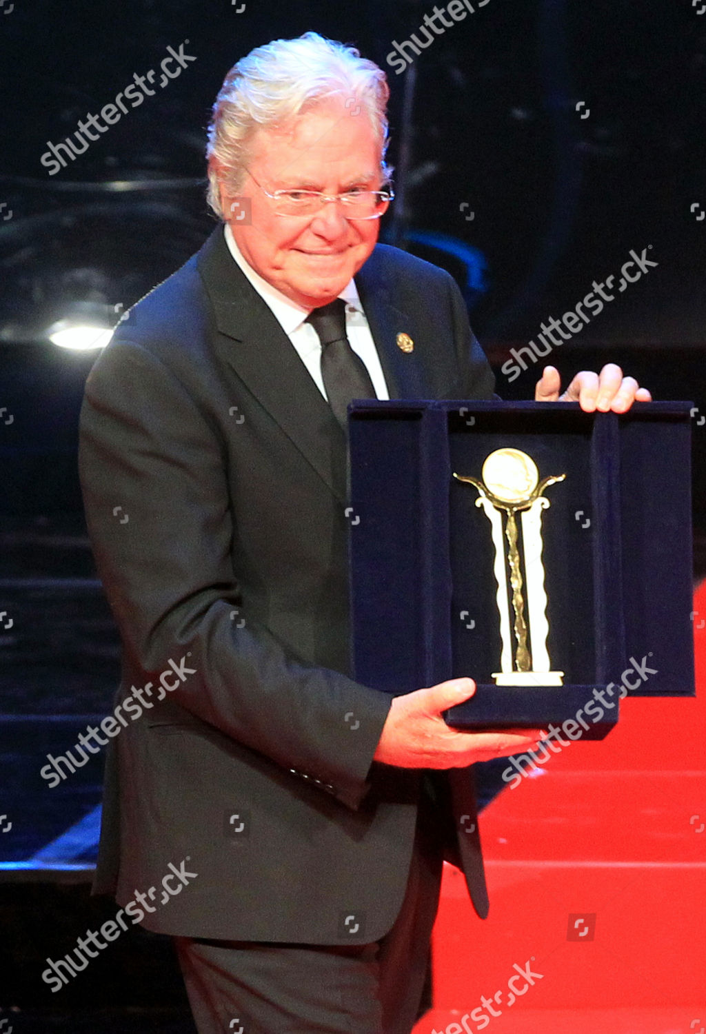Egyptian Actor Hussein Fahmy Receives Honorary Editorial Stock Photo ...