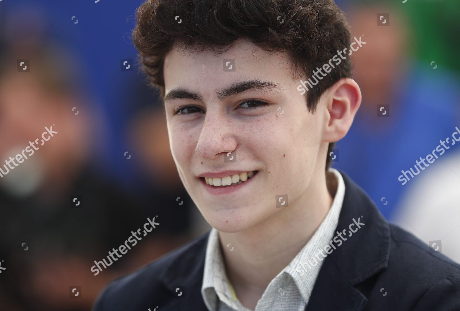 Belgian Actor Louka Minnella Poses During Editorial Stock Photo - Stock ...