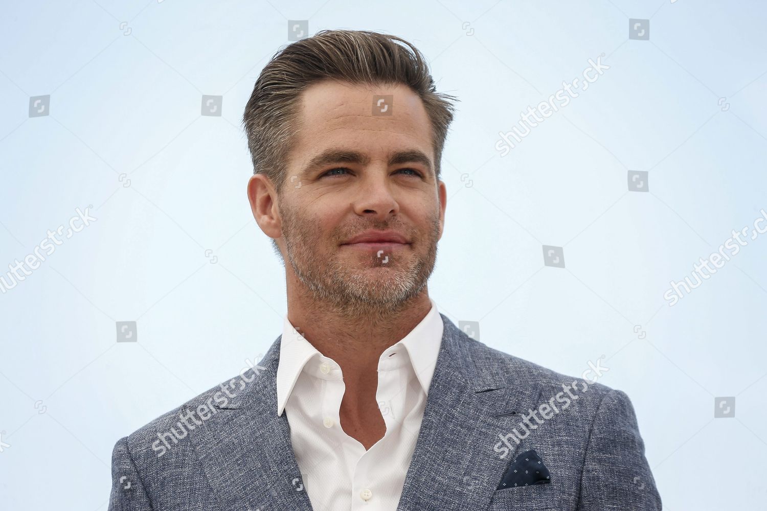 Us Actor Chris Pine Poses During Editorial Stock Photo - Stock Image ...