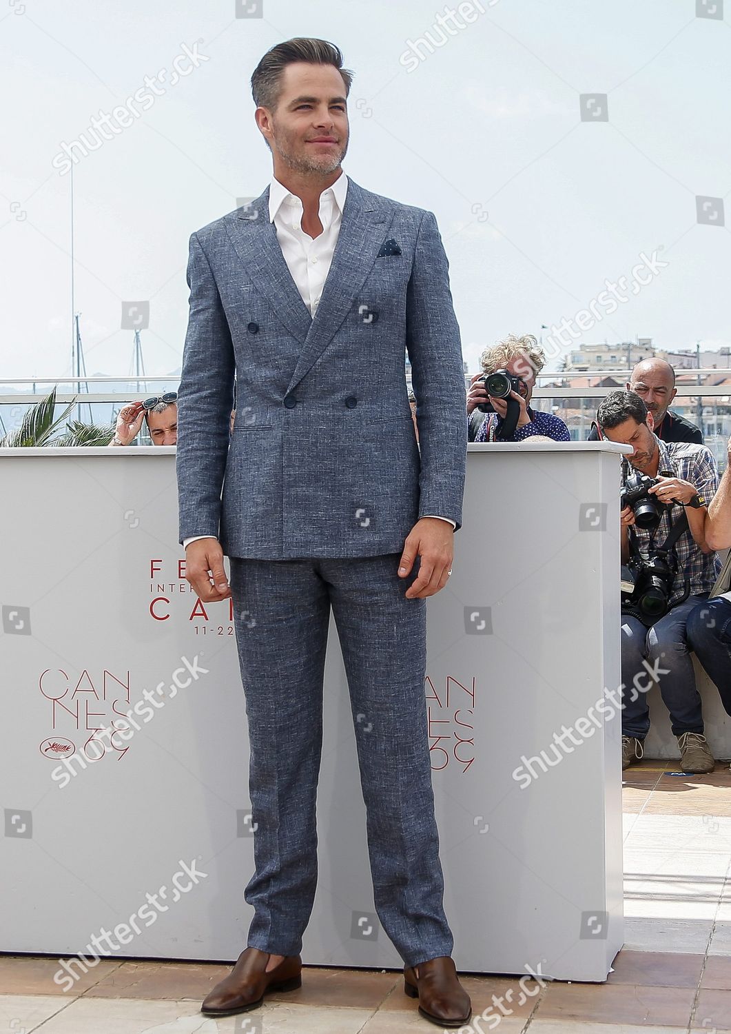Us Actor Chris Pine Poses During Editorial Stock Photo - Stock Image ...