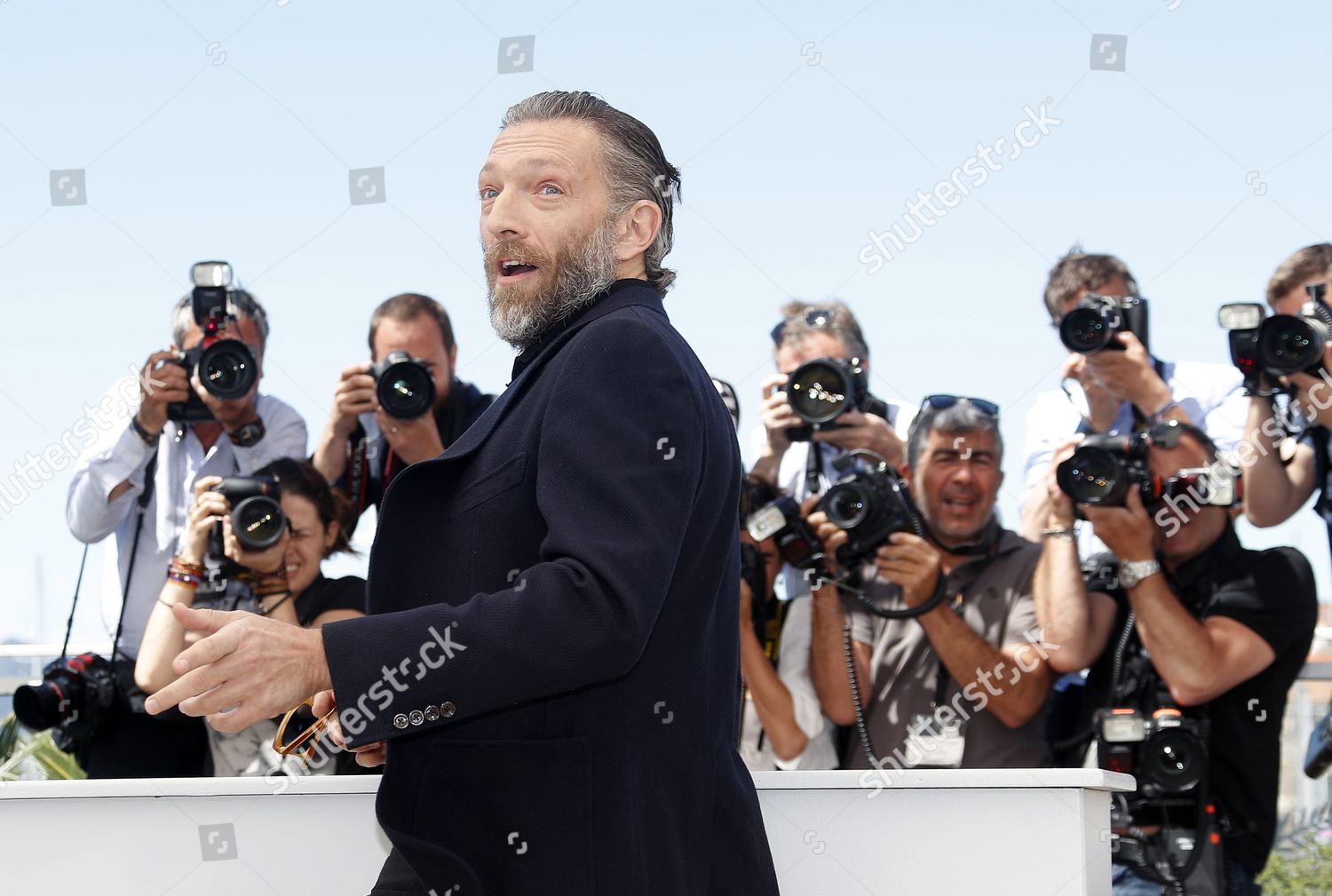 French Actor Vincent Cassel Poses During Editorial Stock Photo - Stock ...