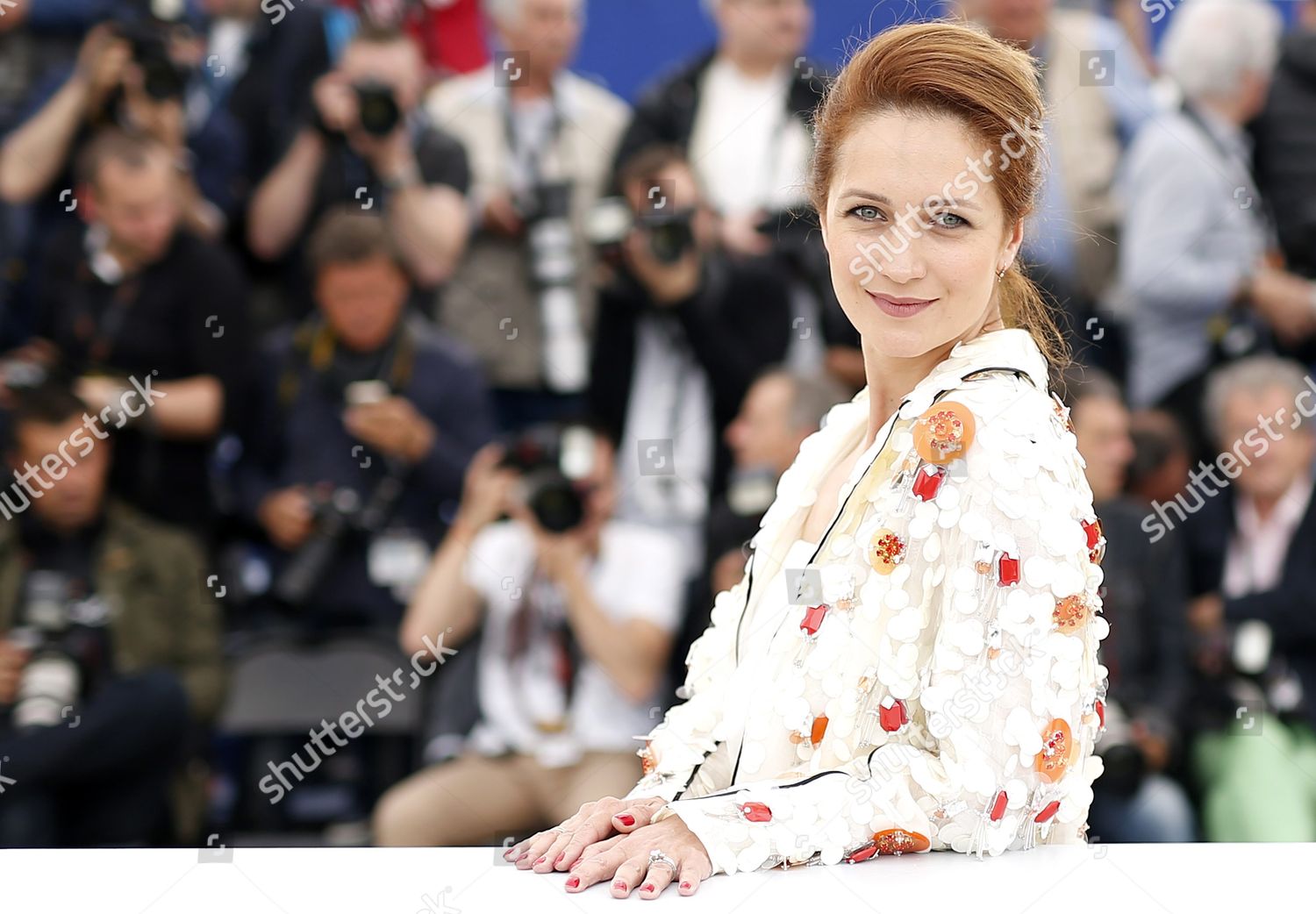 Russian Actress Victoria Isakova Poses During Editorial Stock Photo ...