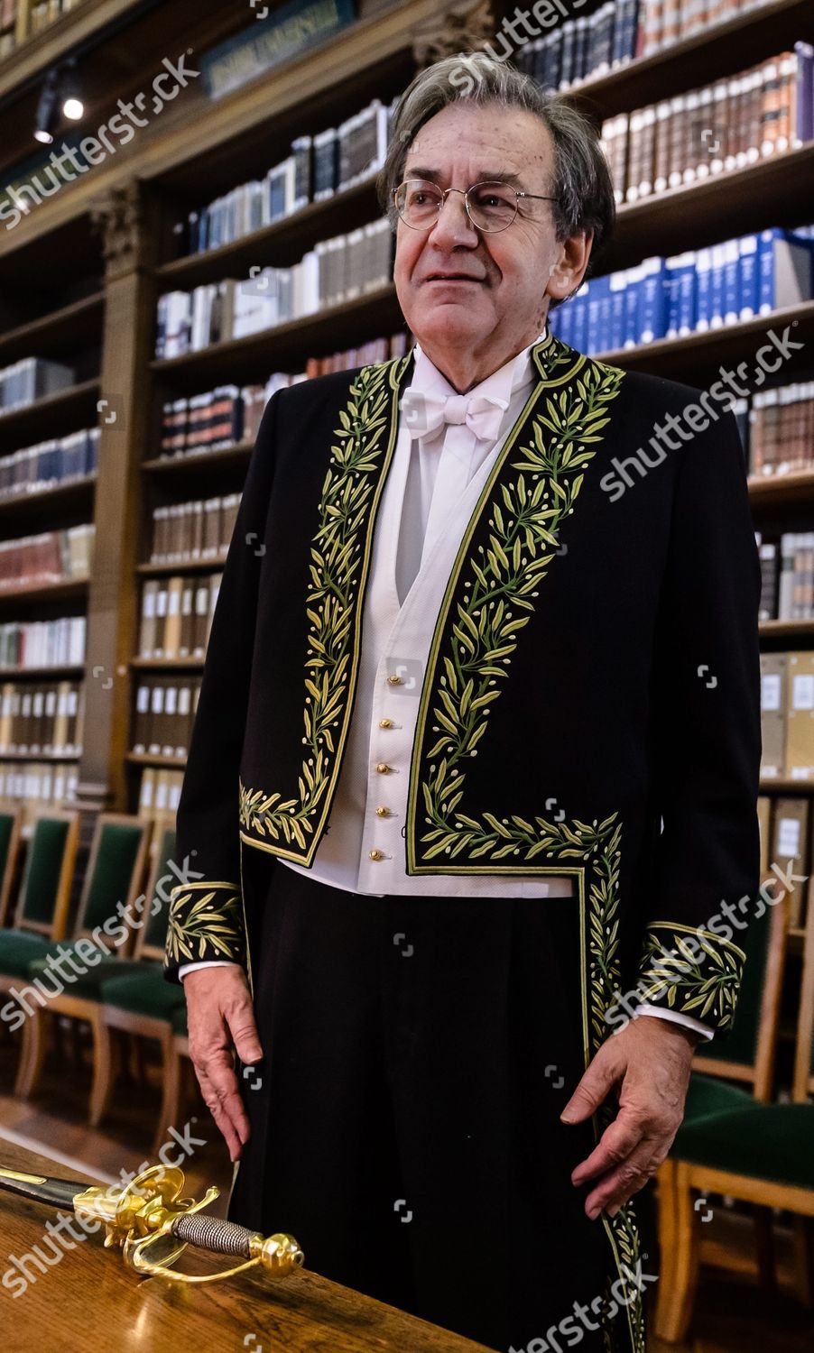 French Philosopher Alain Finkielkraut Poses Institut Editorial Stock ...