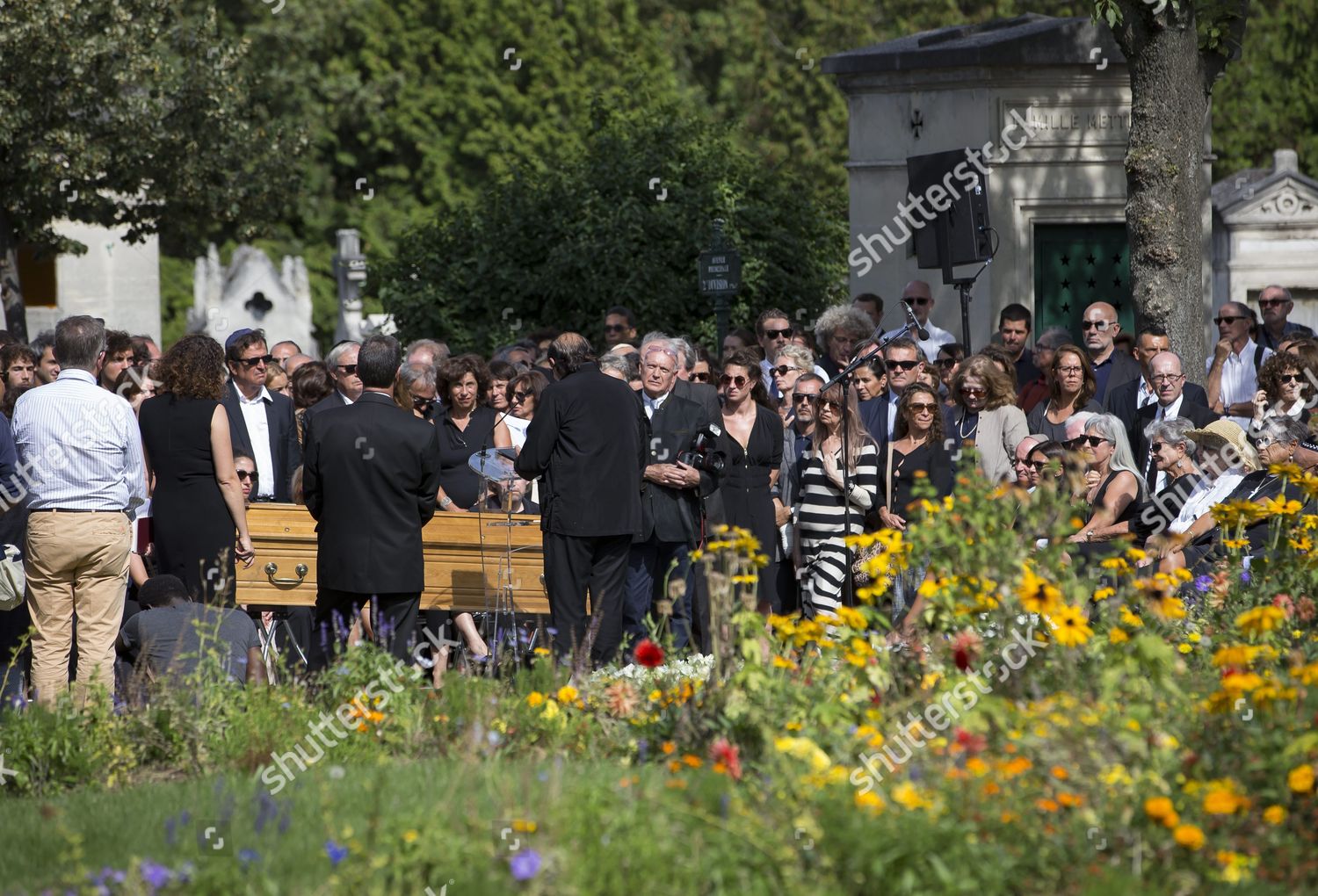 Family Friends Attend Funeral Late French Editorial Stock Photo - Stock ...