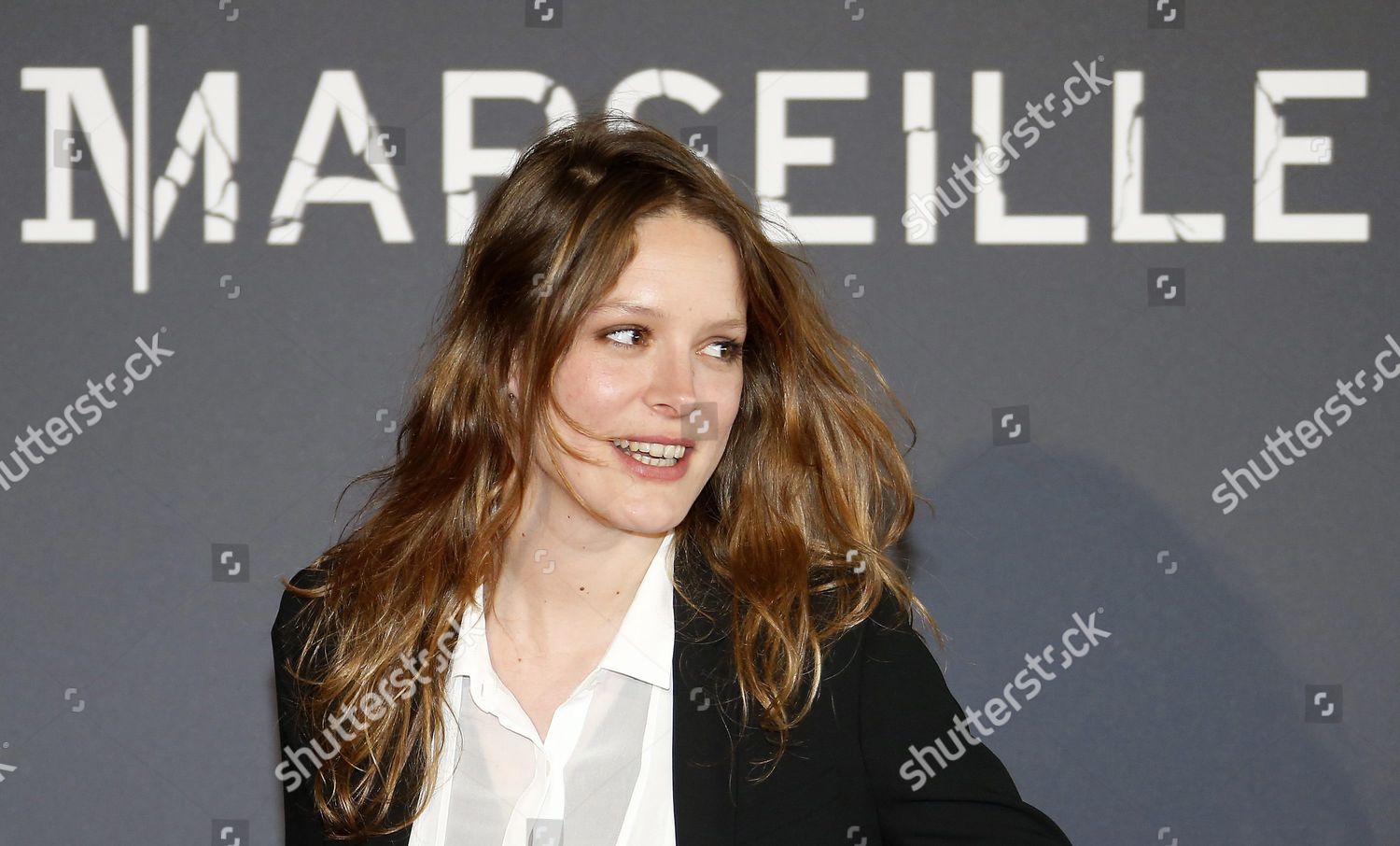 French Actresscast Member Stephane Caillard Poses Editorial Stock Photo ...
