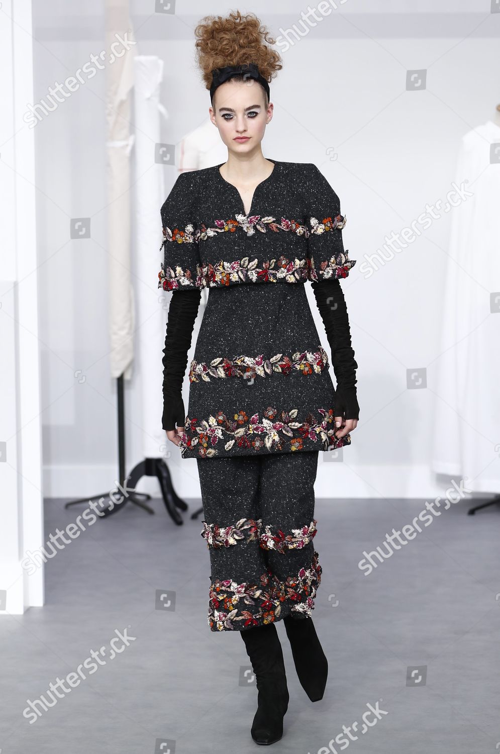Dutch Model Maartje Verhoef Presents Creation Editorial Stock Photo ...