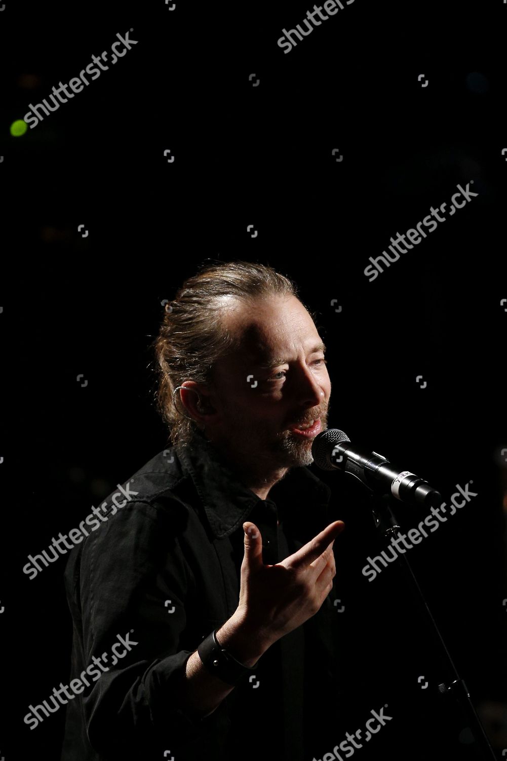 British Singer Thom Yorke Performs During Editorial Stock Photo - Stock ...