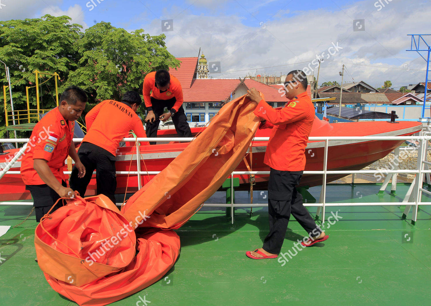 Indonesian National Search Rescue Agency Basarnas Editorial Stock Photo ...