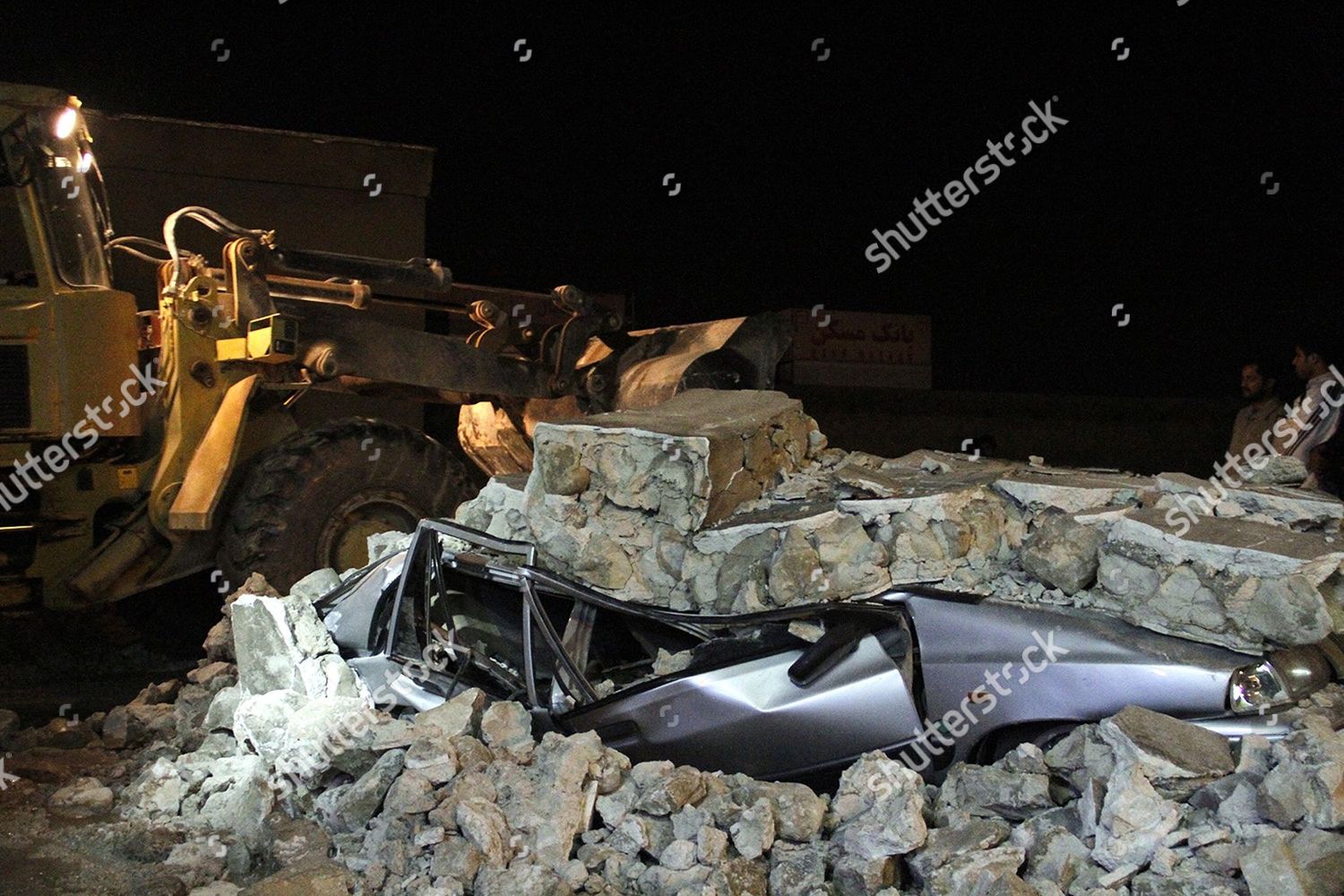 Car Buried Under Rubble Buildings After Editorial Stock Photo - Stock ...