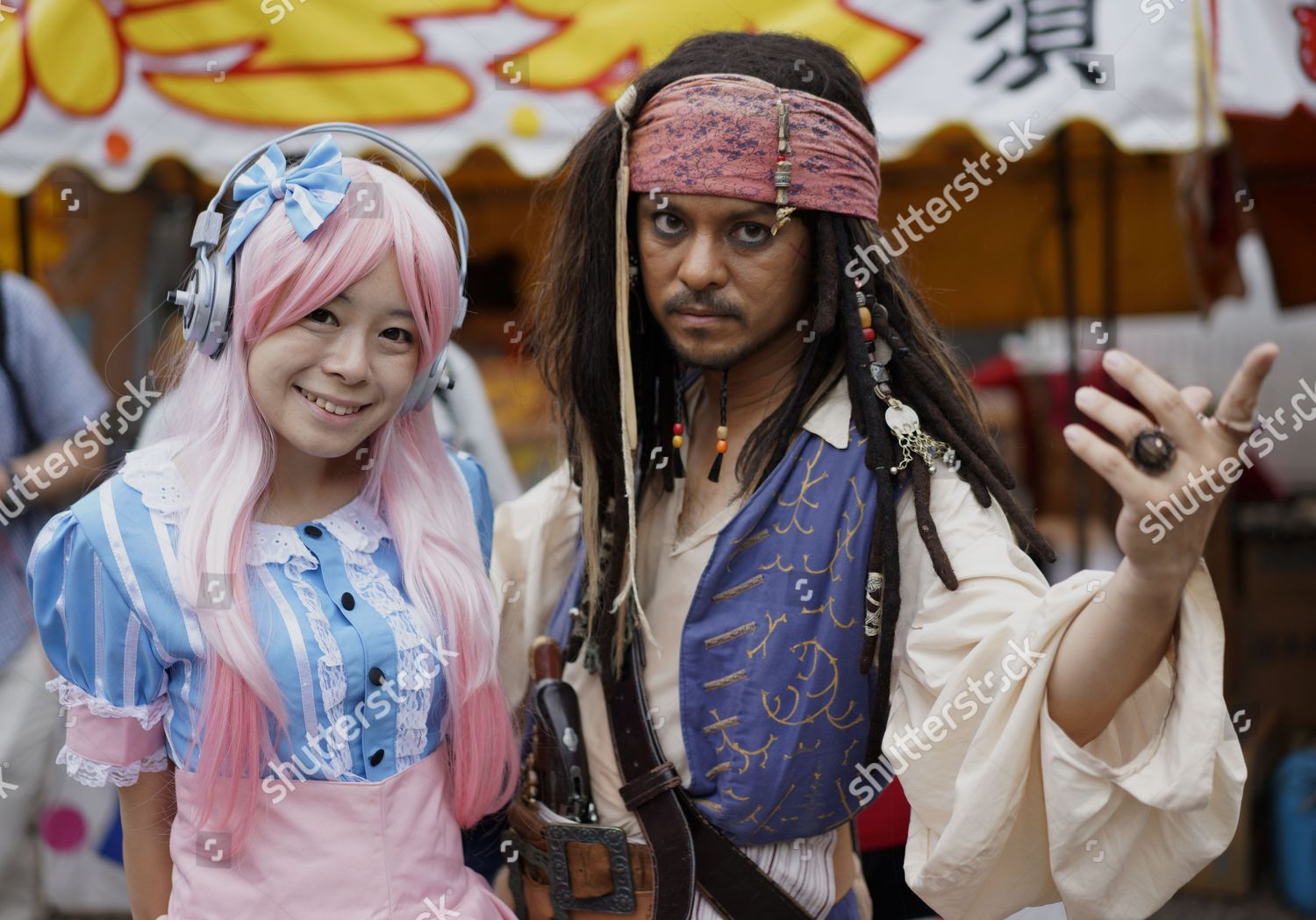 Cosplayers Pose Photograph During Osu Cosplay Editorial Stock Photo ...