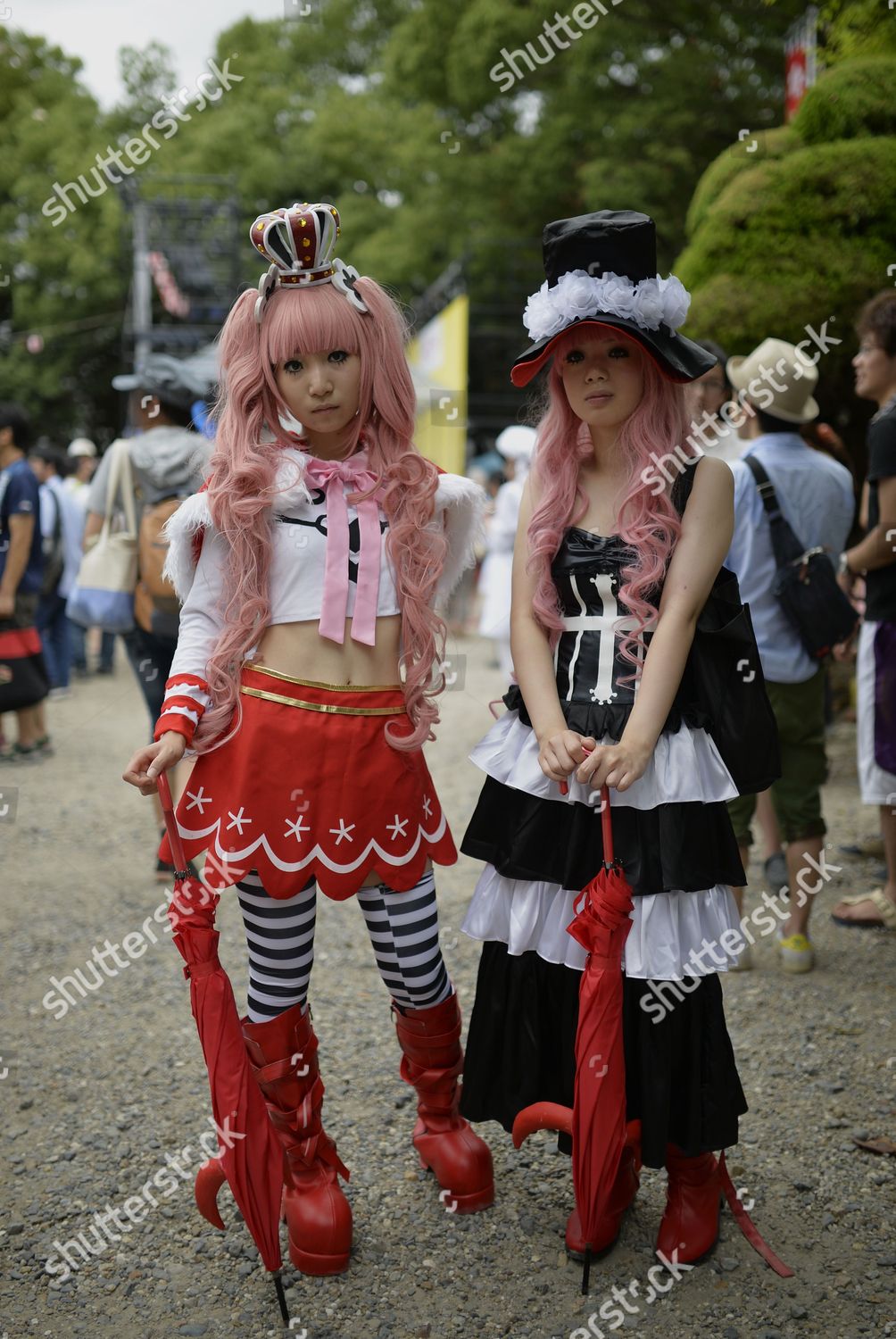Cosplayers Pose Photograph During Osu Cosplay Editorial Stock Photo ...