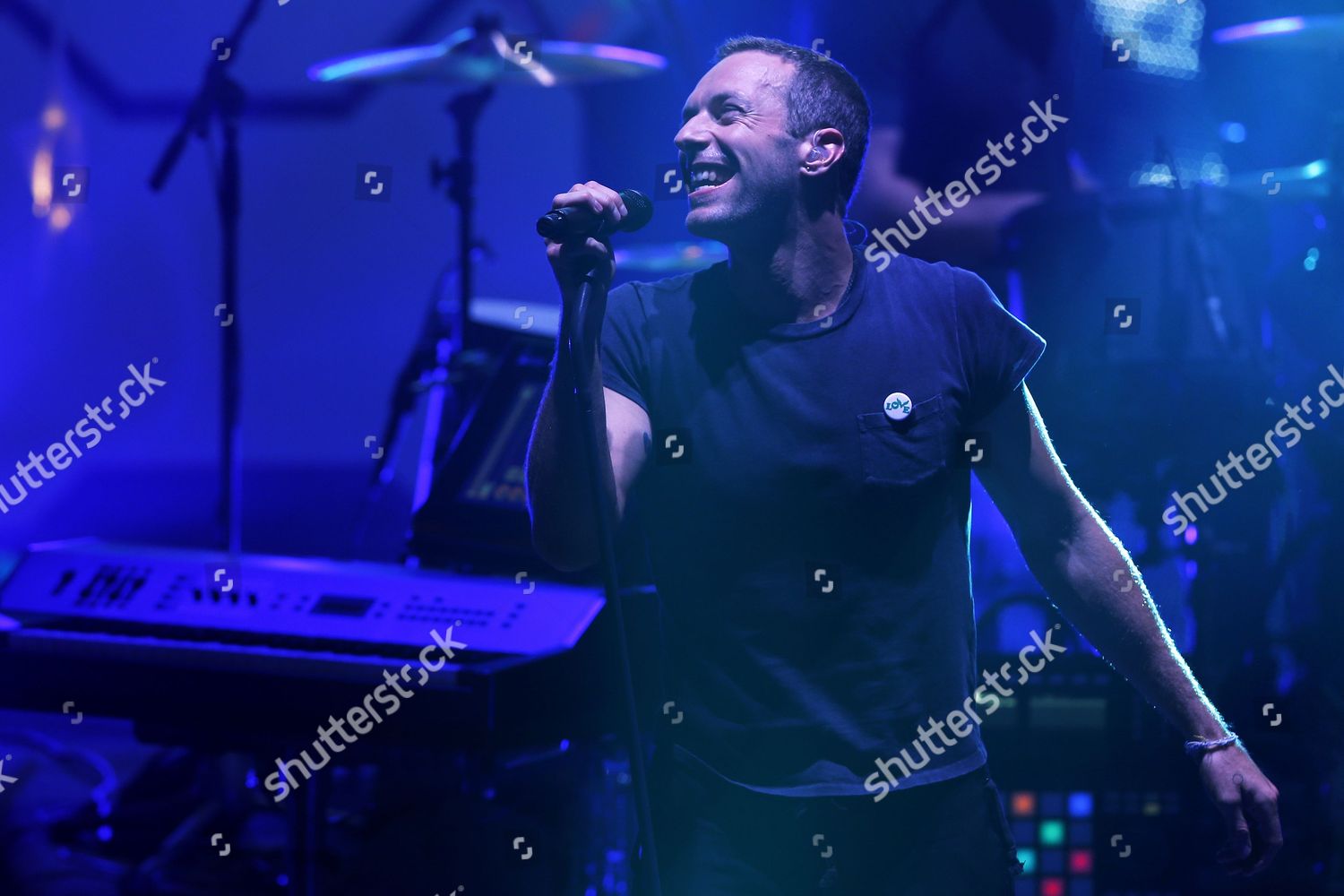 British Rock Band Coldplay Lead Vocalist Editorial Stock Photo - Stock ...