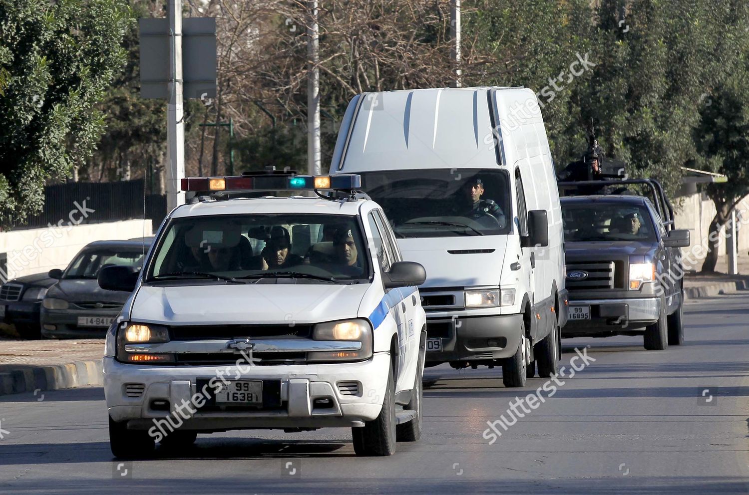 Special Police Force Convoy Carrying Radical Editorial Stock Photo ...