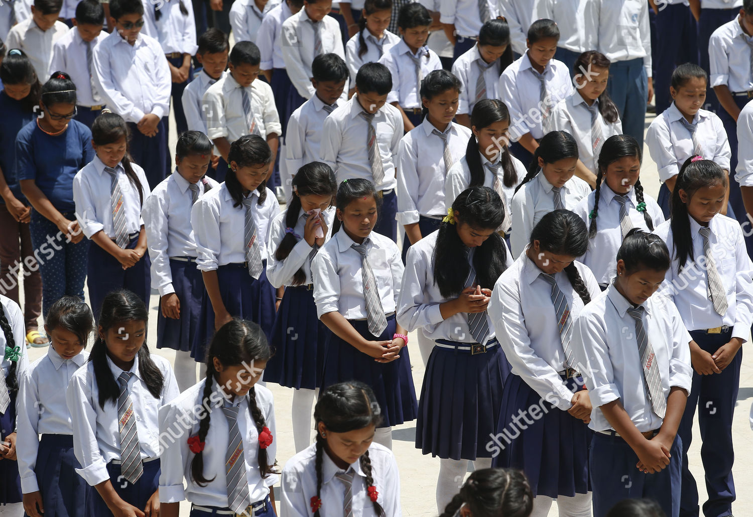 Nepalese School Children Adarsha Saula Yubak Editorial Stock Photo ...