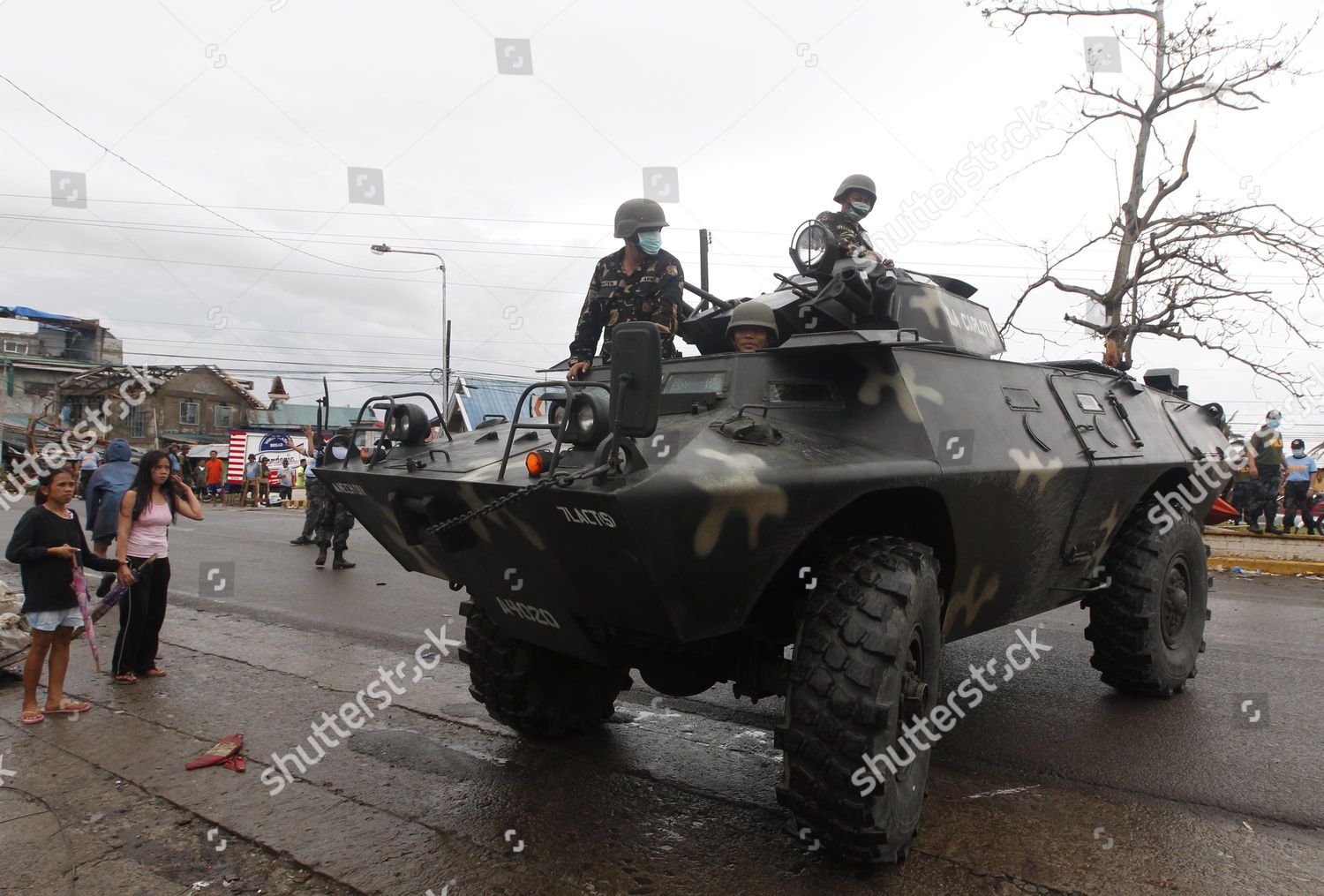 Tank Manned By Filipino Soldiers Seen Editorial Stock Photo - Stock ...