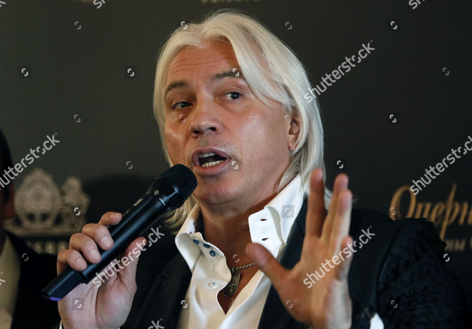 Opera Singer Dmitri Hvorostovsky Speaks During Editorial Stock Photo ...
