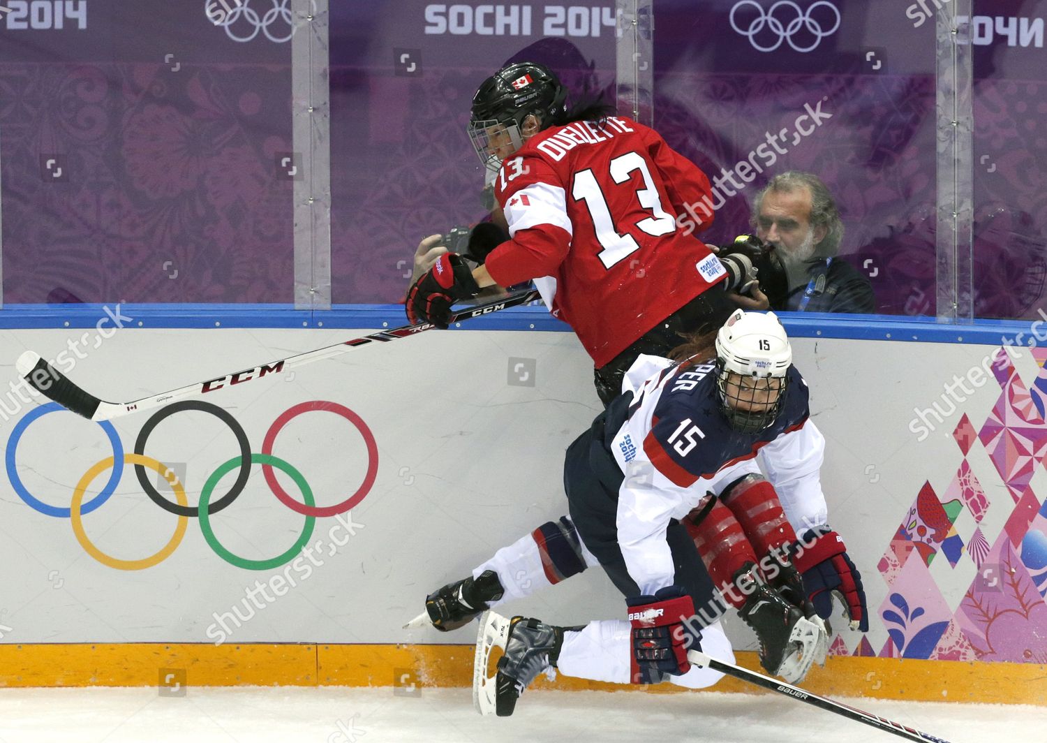 Anne Schleper R Us Vies Puck Editorial Stock Photo - Stock Image ...