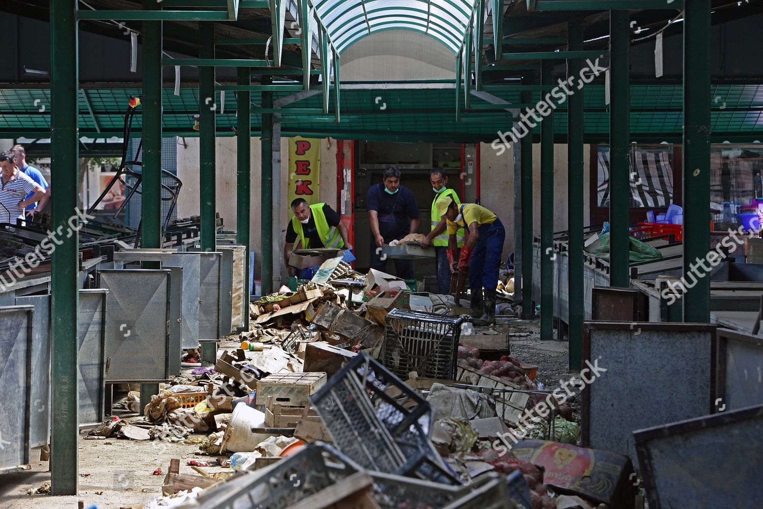 People Clean City Destroyed By Floods Editorial Stock Photo - Stock ...