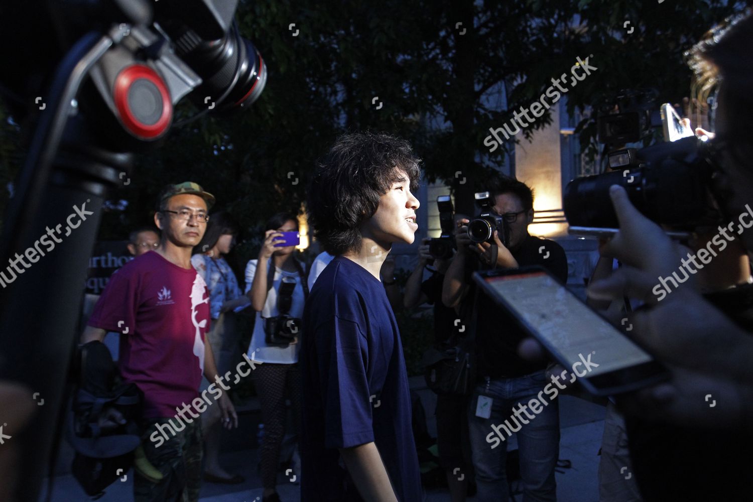 Amos Yee Pang Sang Surrounded By Editorial Stock Photo - Stock Image ...