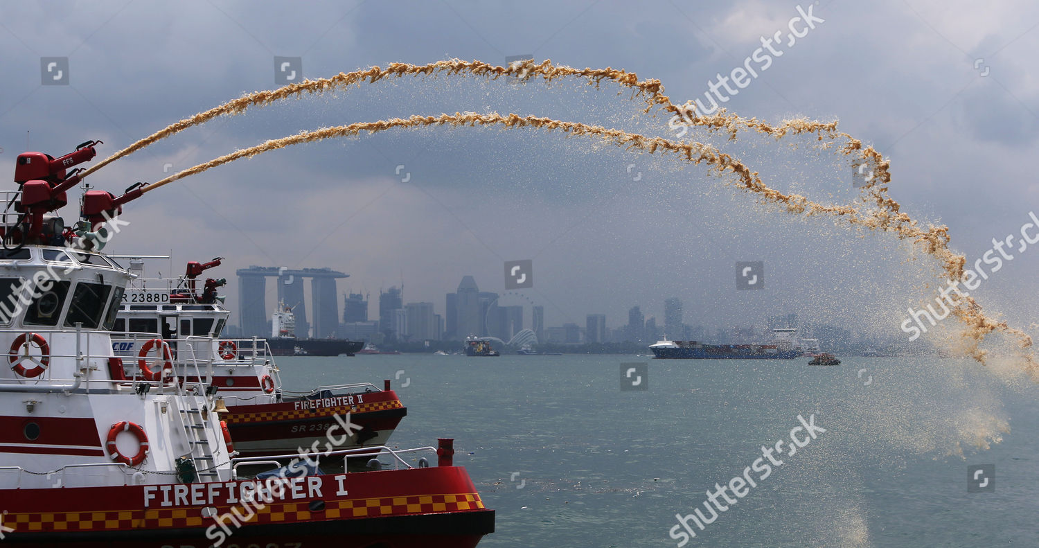 Singapore Civil Defense Force Scdf Fire Editorial Stock Photo - Stock ...