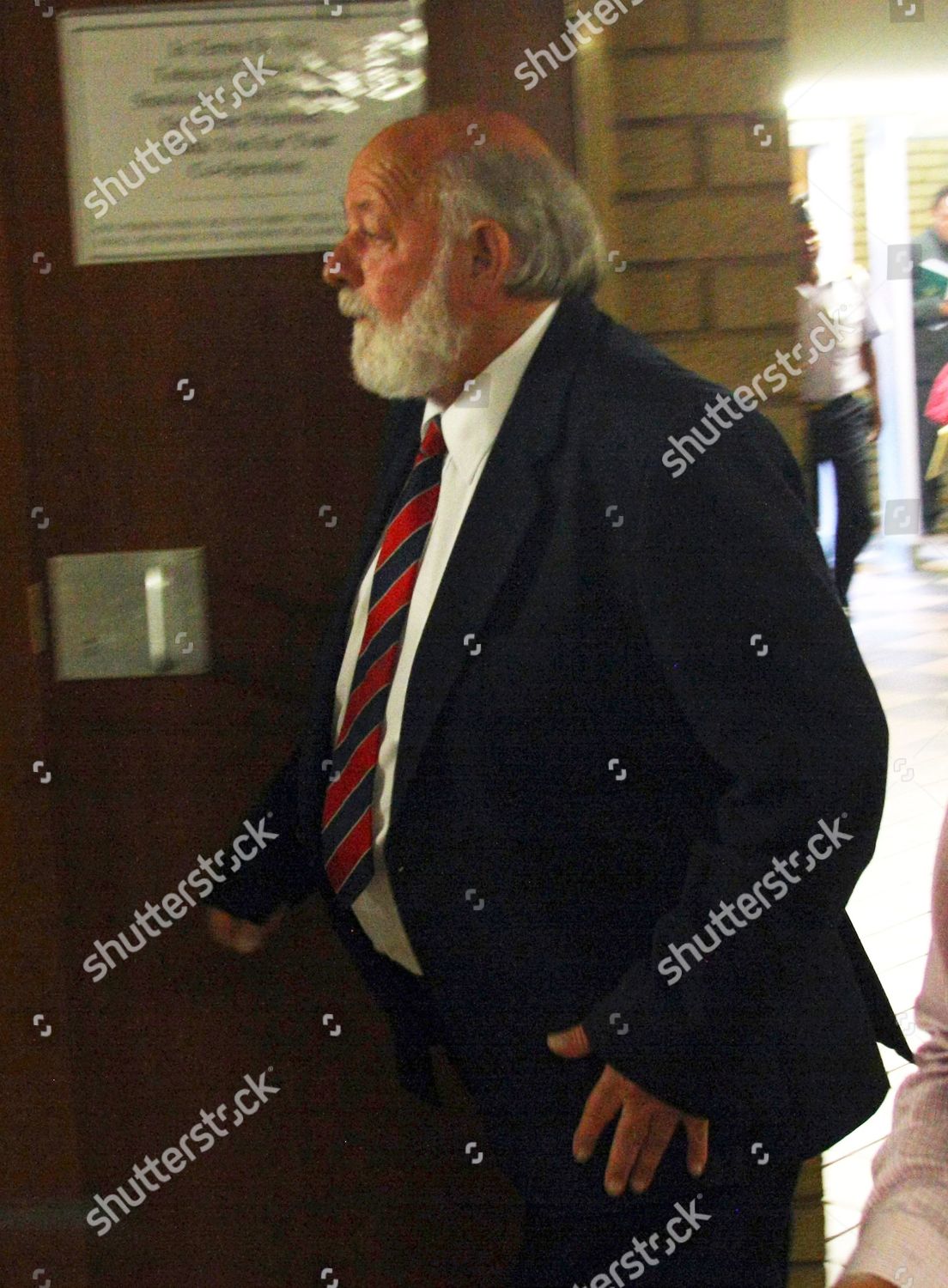 Barry Steenkamp Father Reeva Steenkamp Arrives Editorial Stock Photo ...