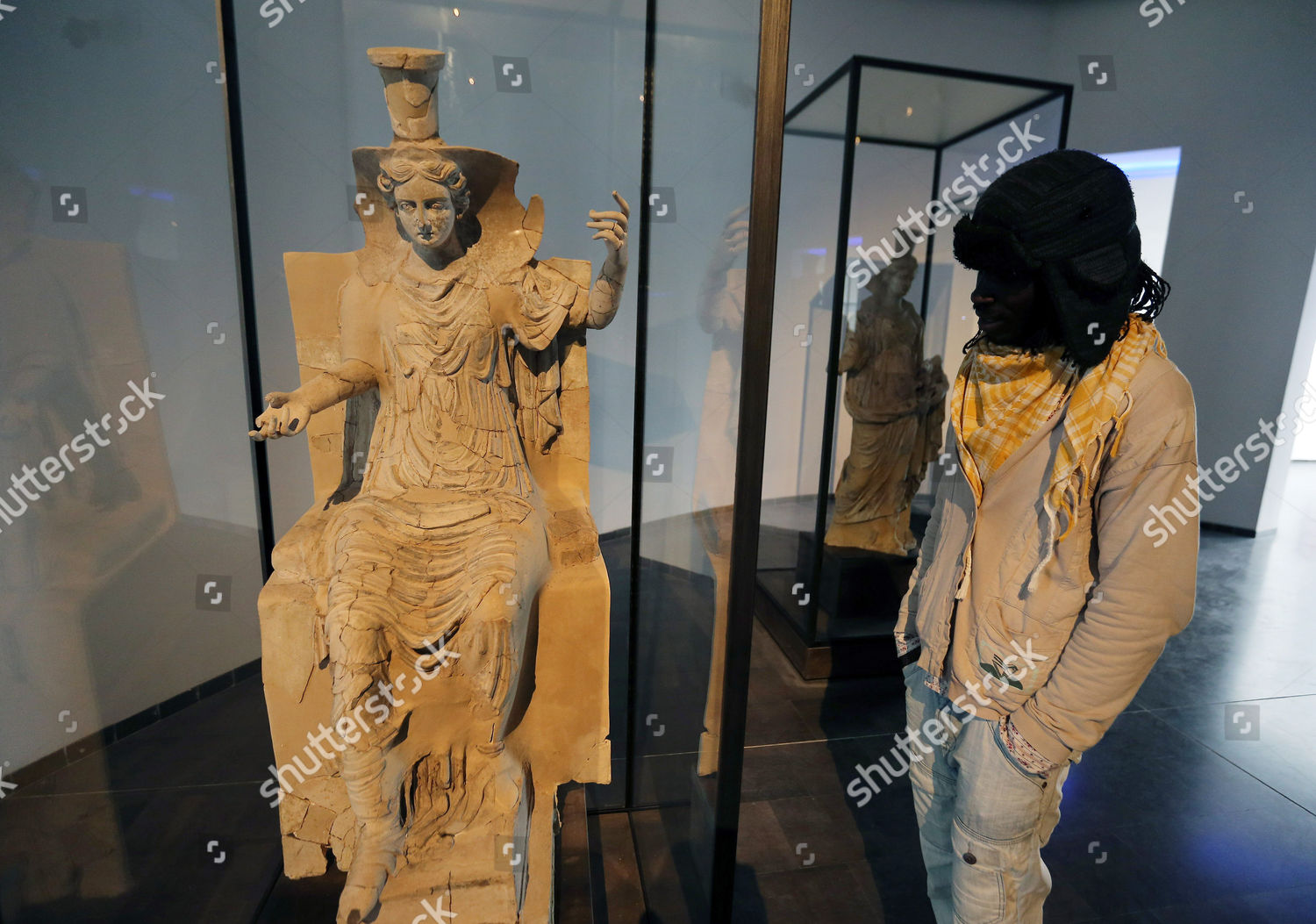 Man Looks Sculpture Demeter Greek Goddess Editorial Stock Photo - Stock ...