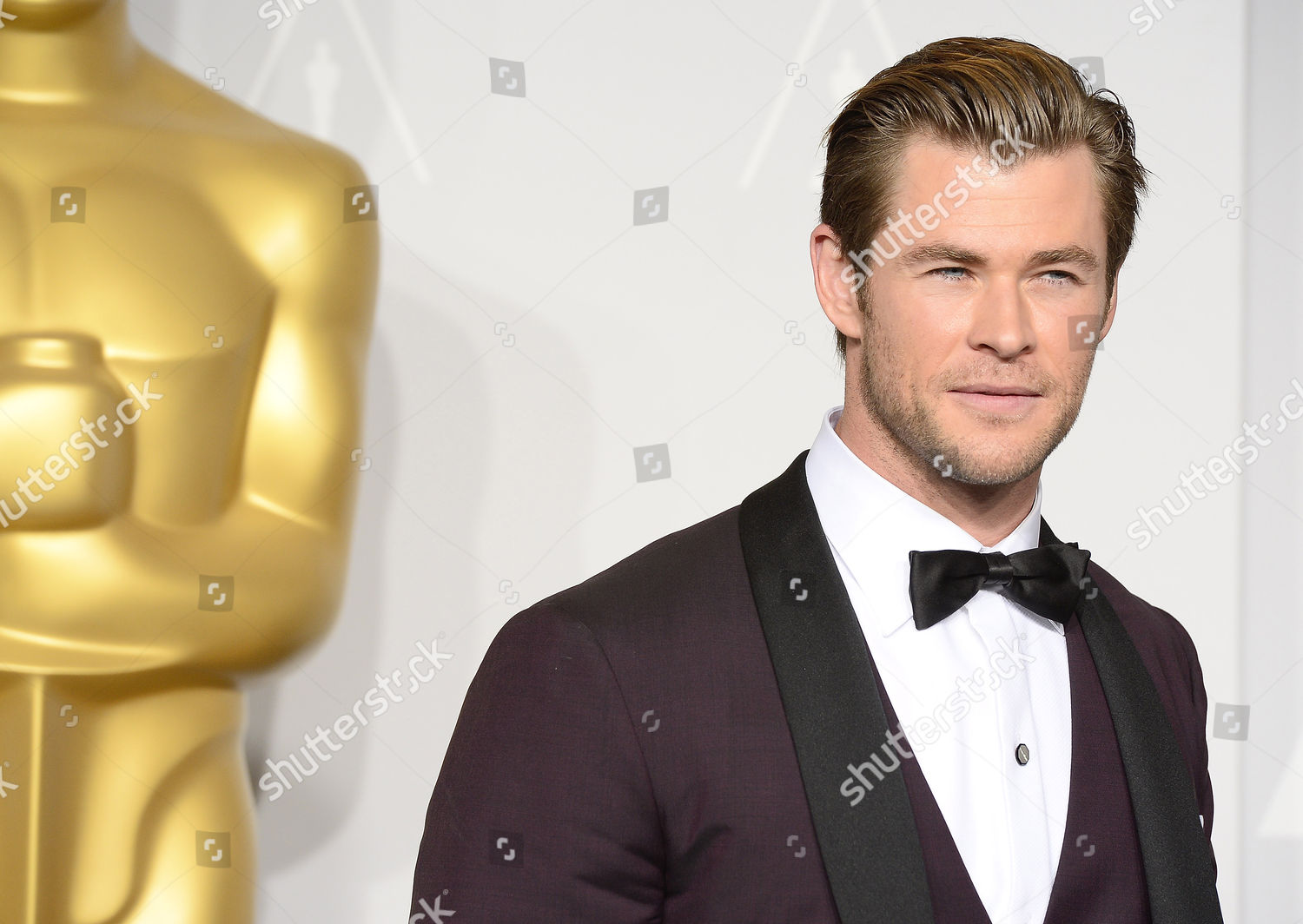 Australian Actor Chris Hemsworth Poses Press Editorial Stock Photo ...