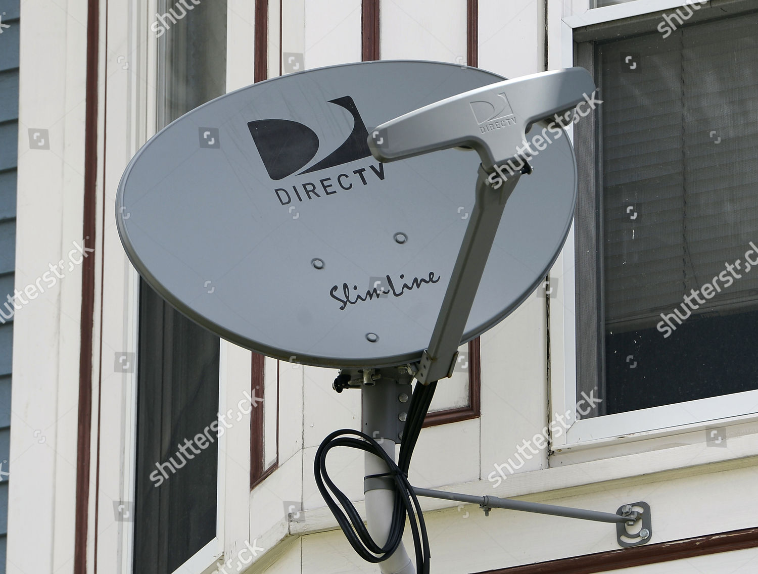 Directv Receiver Dishes On Home Somerville Editorial Stock Photo ...