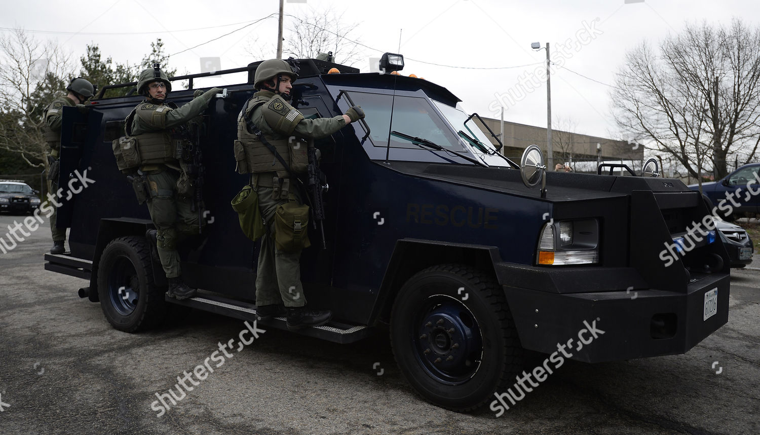 Police Swat Teams Make House House Editorial Stock Photo - Stock Image ...
