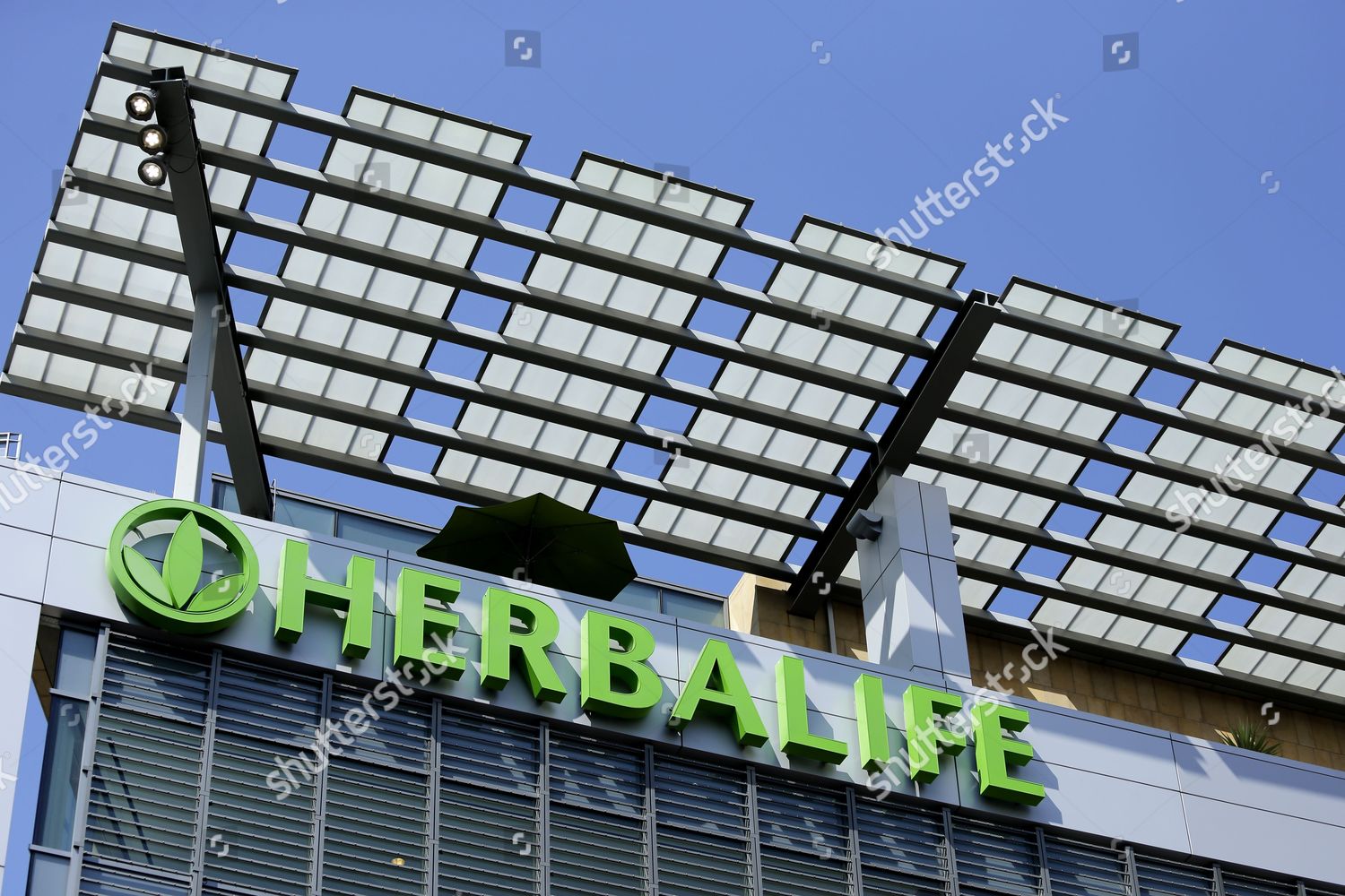 HERBALIFE SIGN ADORNS BUILDING LA LIVE Editorial Stock Photo - Stock ...