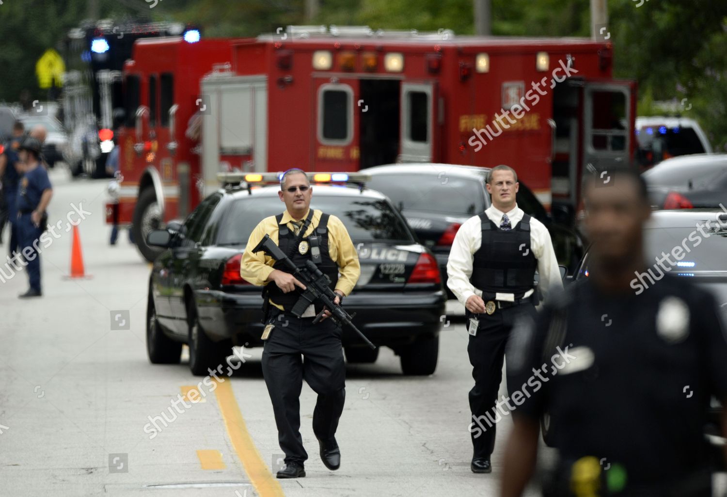 Police Emergency Personnel Respond Scene Reported Editorial Stock Photo ...
