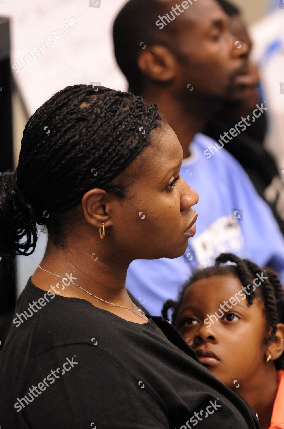 Ebony Davis L Her Daughter Kiersten Editorial Stock Photo - Stock Image ...