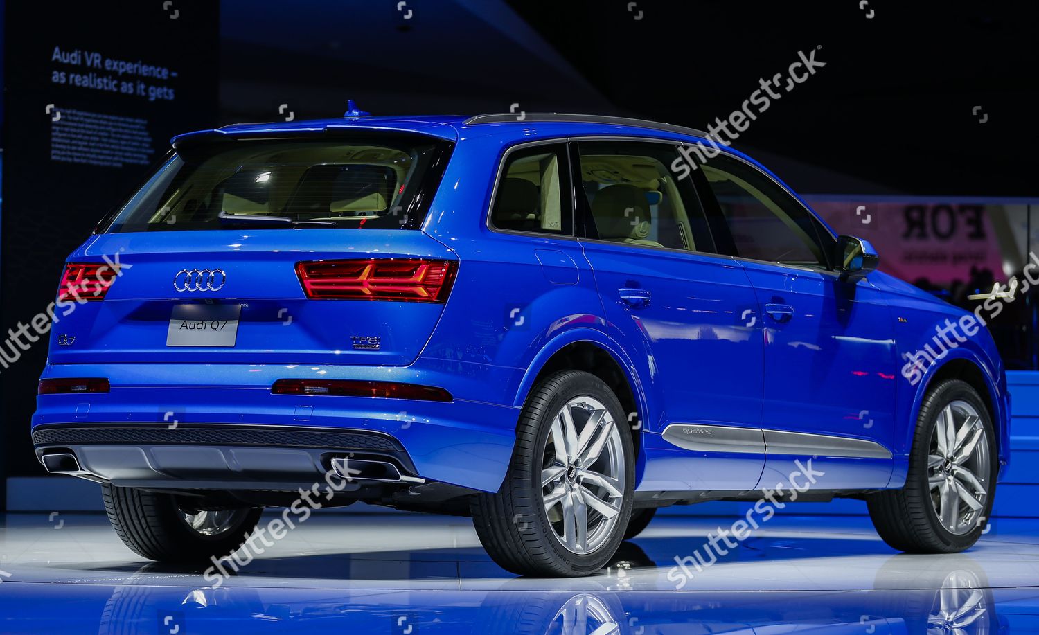 New Audi Q7 Suv Introduced During Editorial Stock Photo - Stock Image | Shutterstock