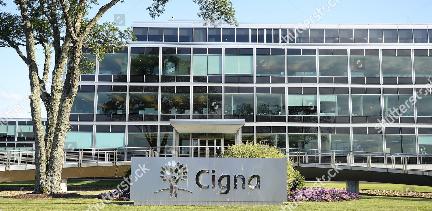 Cigna Logo Seen Outside Companys Headquarters Editorial Stock Photo ...