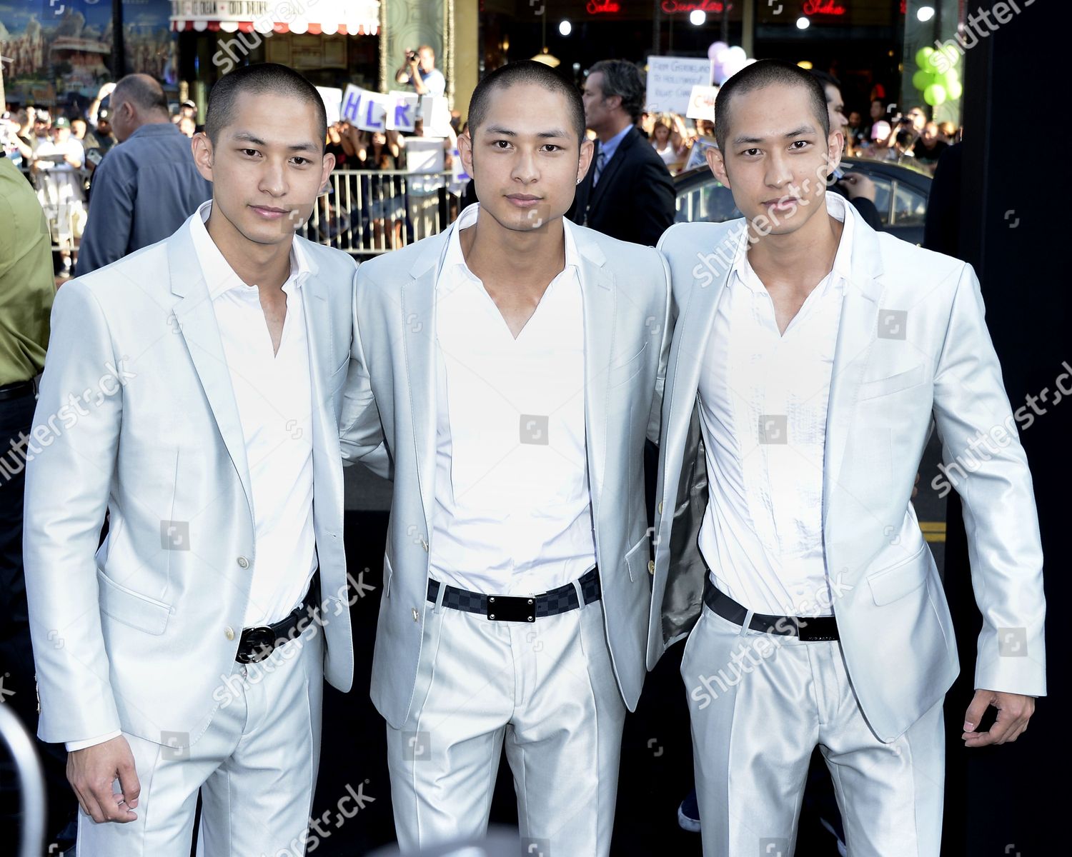 Chinese Actors Cast Members Luu Triplets Editorial Stock Photo - Stock ...