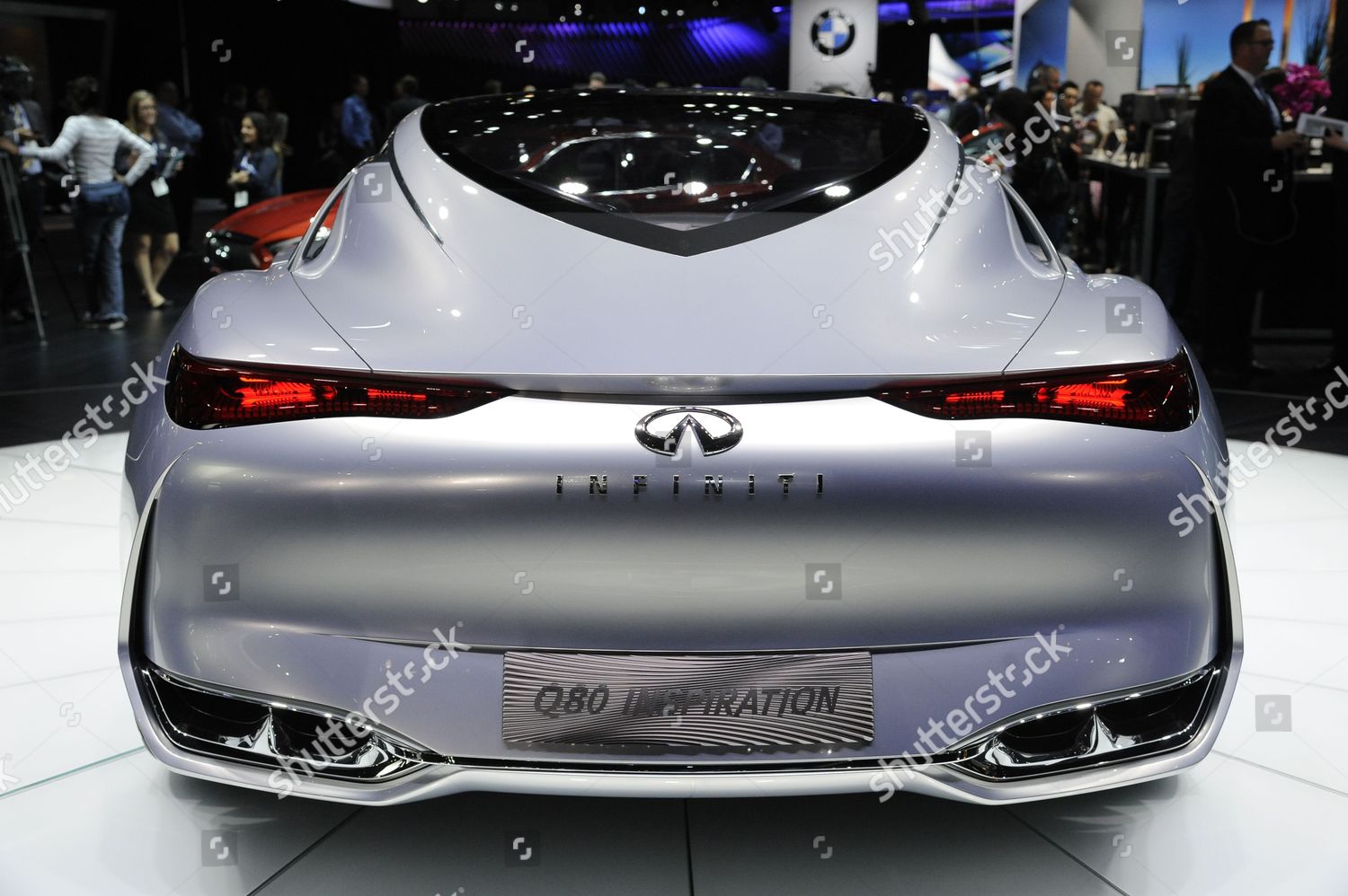 Rear View Infiniti Q80 Inspiration Concept Editorial Stock Photo ...