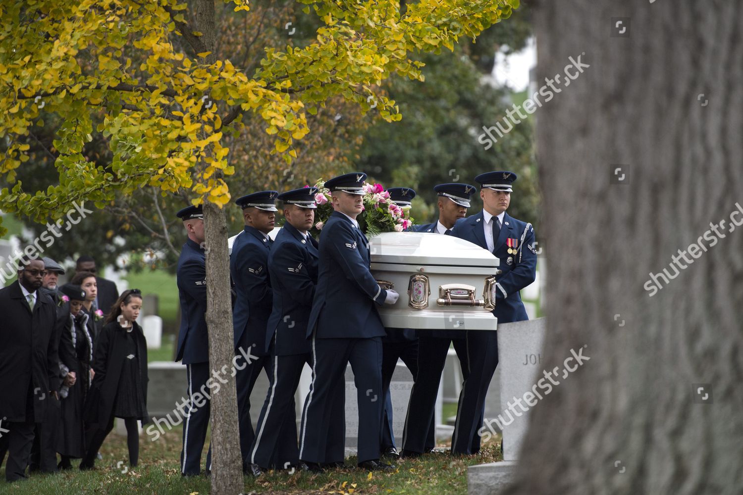 Air Force Casket Team Carries Casket Editorial Stock Photo - Stock ...