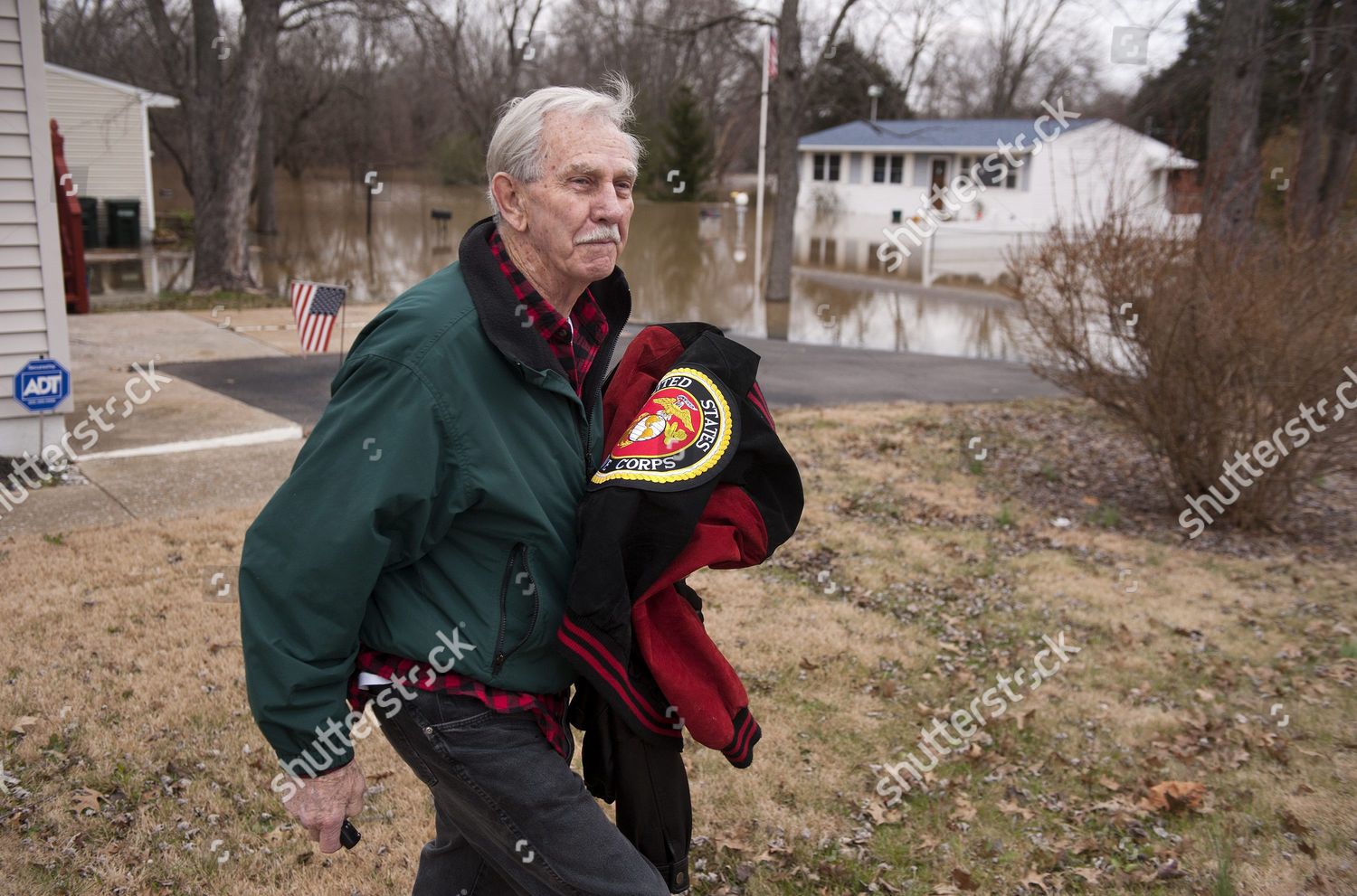 Larry Melton Carries Possessions His Home Editorial Stock Photo - Stock ...
