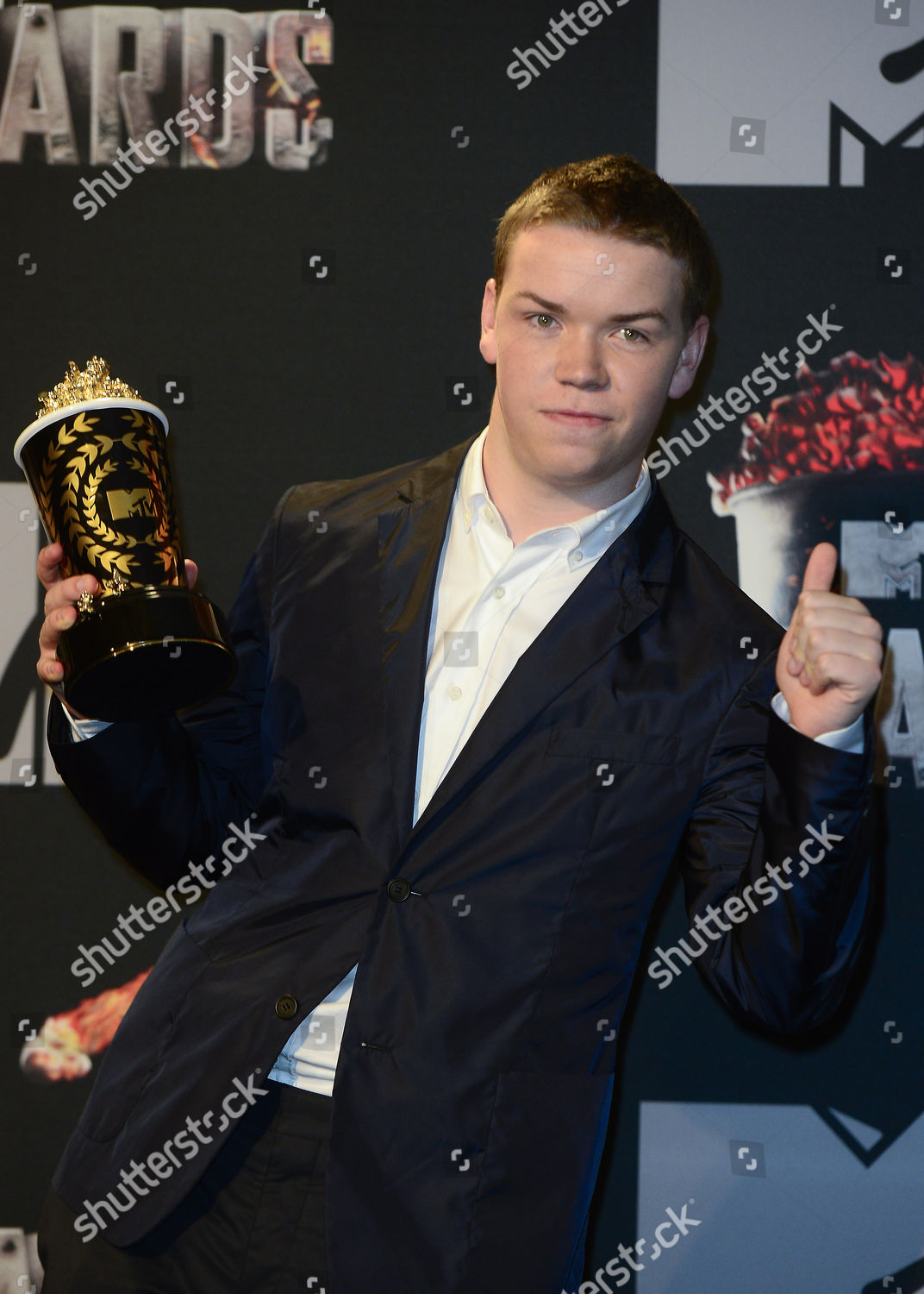 British Actor Will Poulter Poses His Editorial Stock Photo - Stock ...