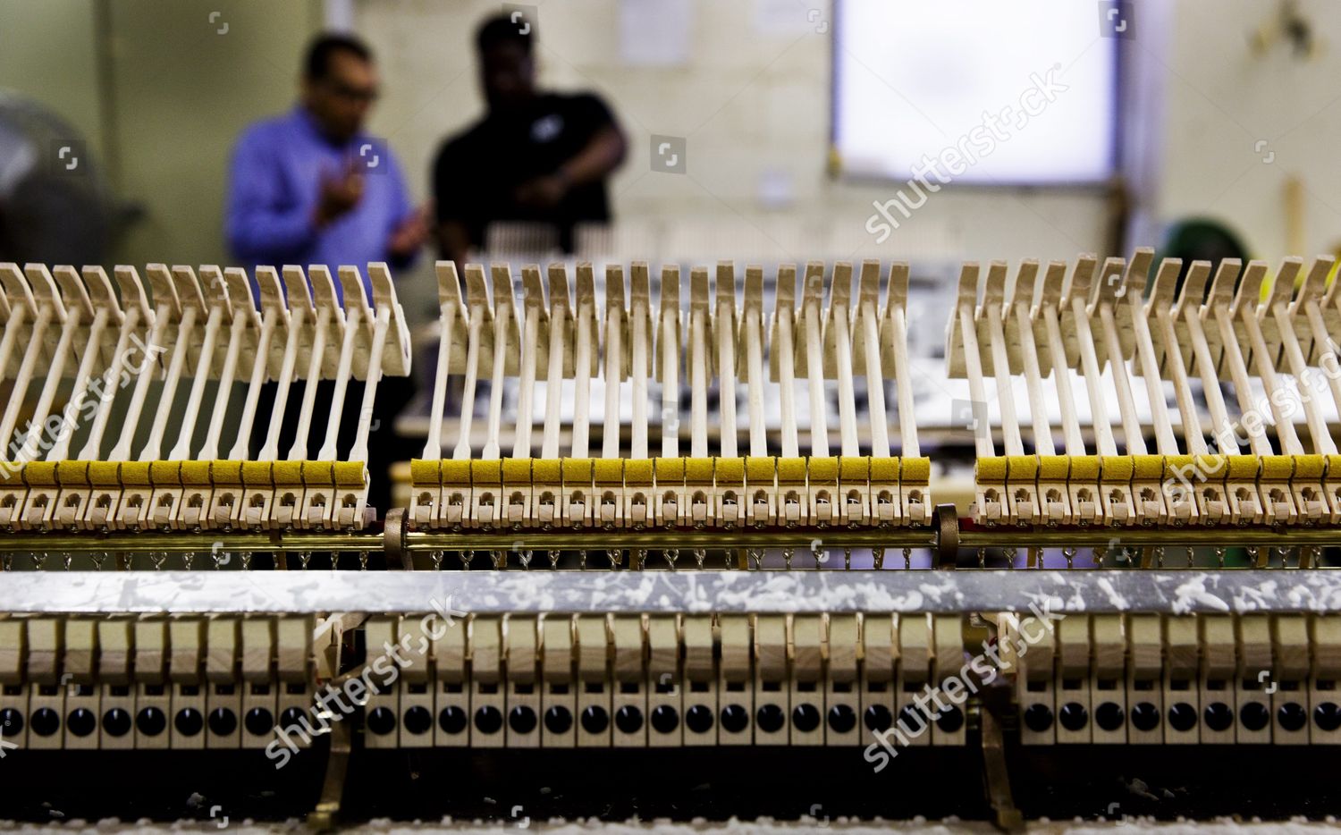 View Action Frame Piano Production Steinway Editorial Stock Photo ...