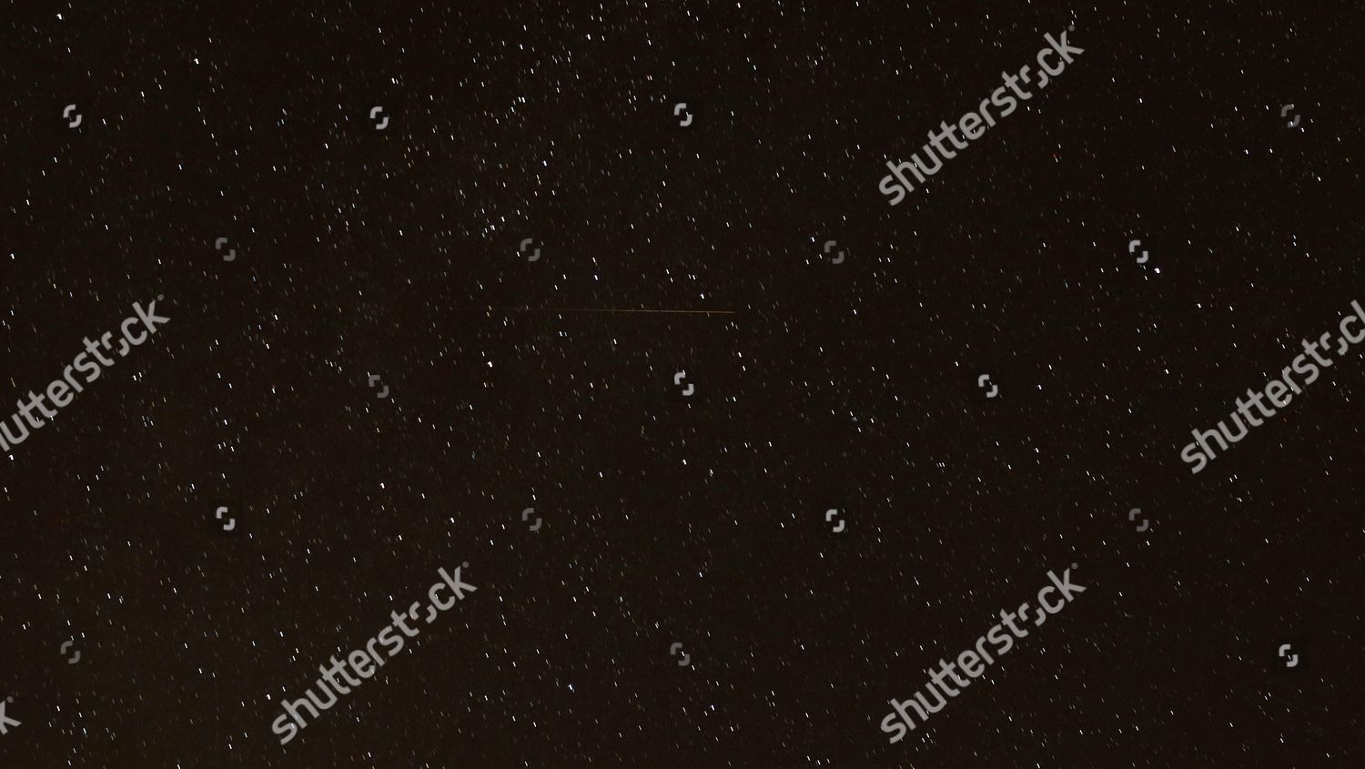 Perseid Meteor Streaks Across Night Sky Editorial Stock Photo - Stock ...