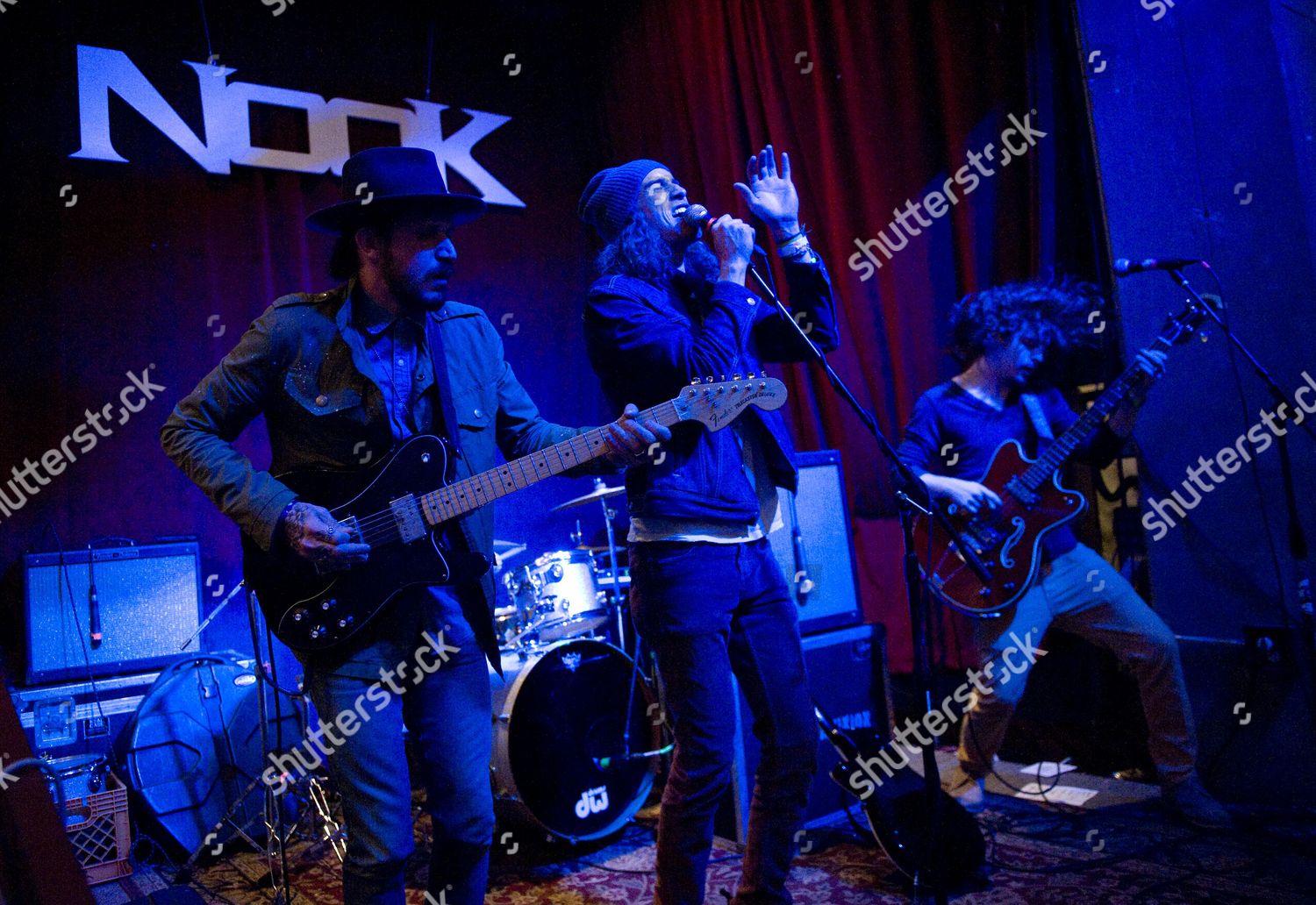Lead Vocalist Andy Brewer C Rock Editorial Stock Photo - Stock Image ...