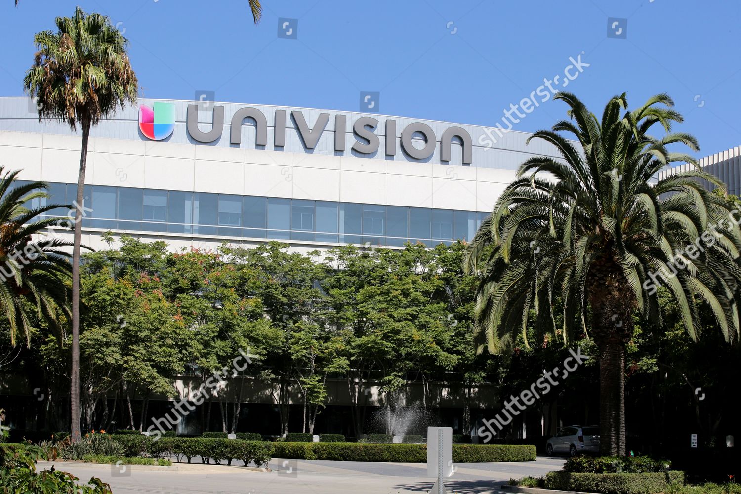 Univision Los Angeles Headquarters Building Pictured Editorial Stock ...