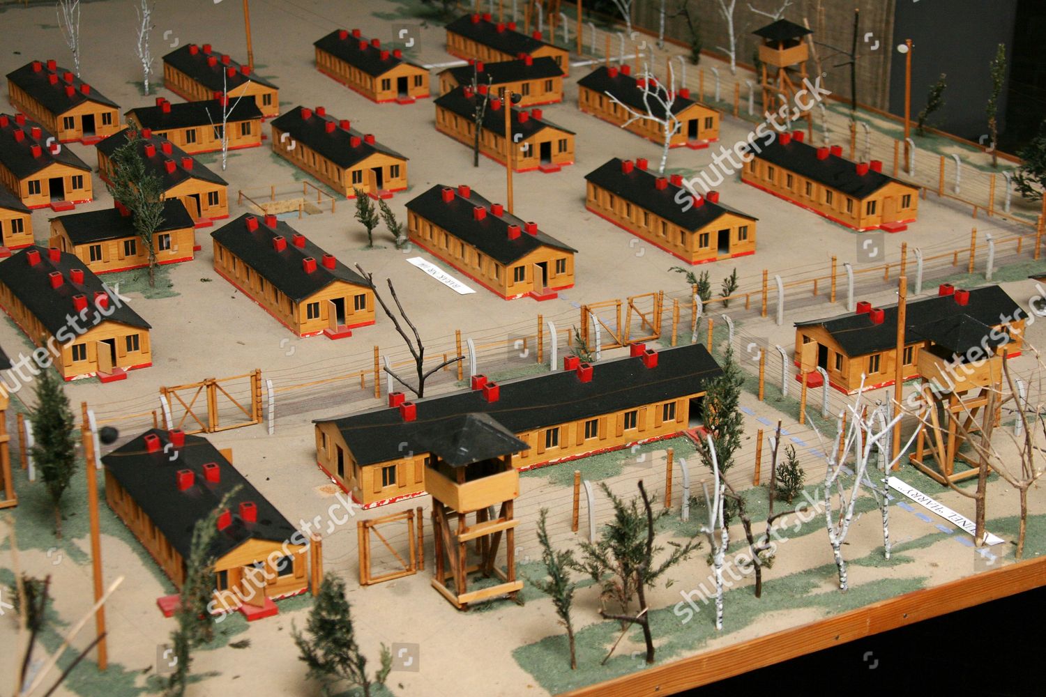 Scale Model Stalag Luft Iii Camp Editorial Stock Photo - Stock Image ...