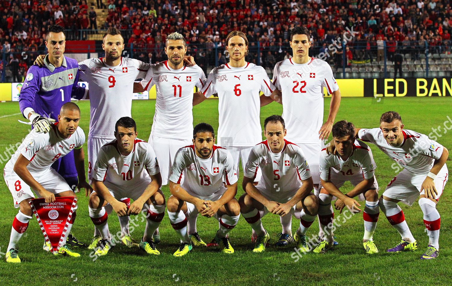 Swiss National Soccer Team Players Front Editorial Stock Photo - Stock ...