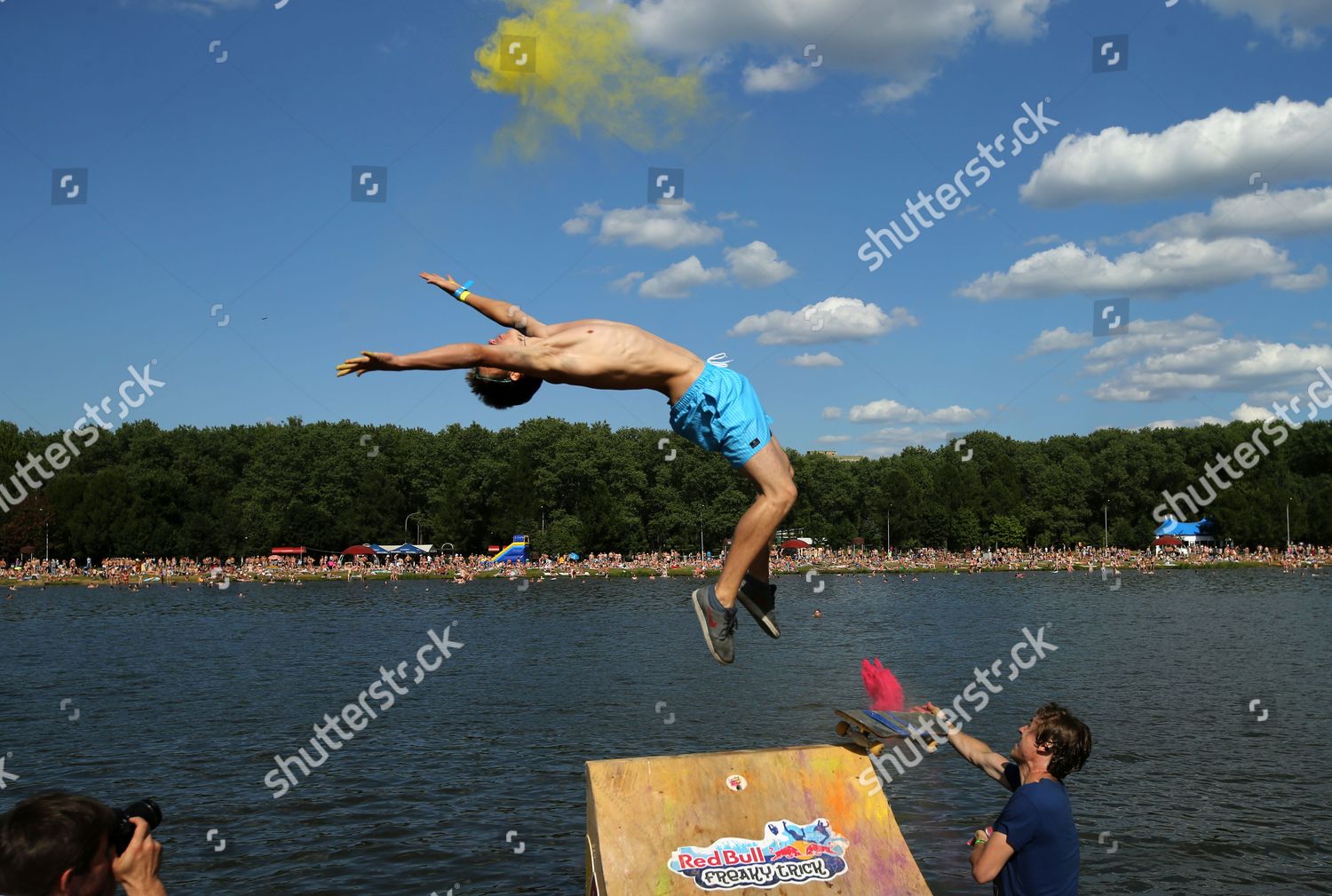 Participant Red Bull Contest Jumps His Editorial Stock Photo - Stock ...