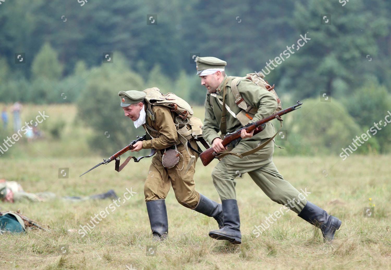 Members Military Historical Clubs Dressed Ww1 Editorial Stock Photo ...